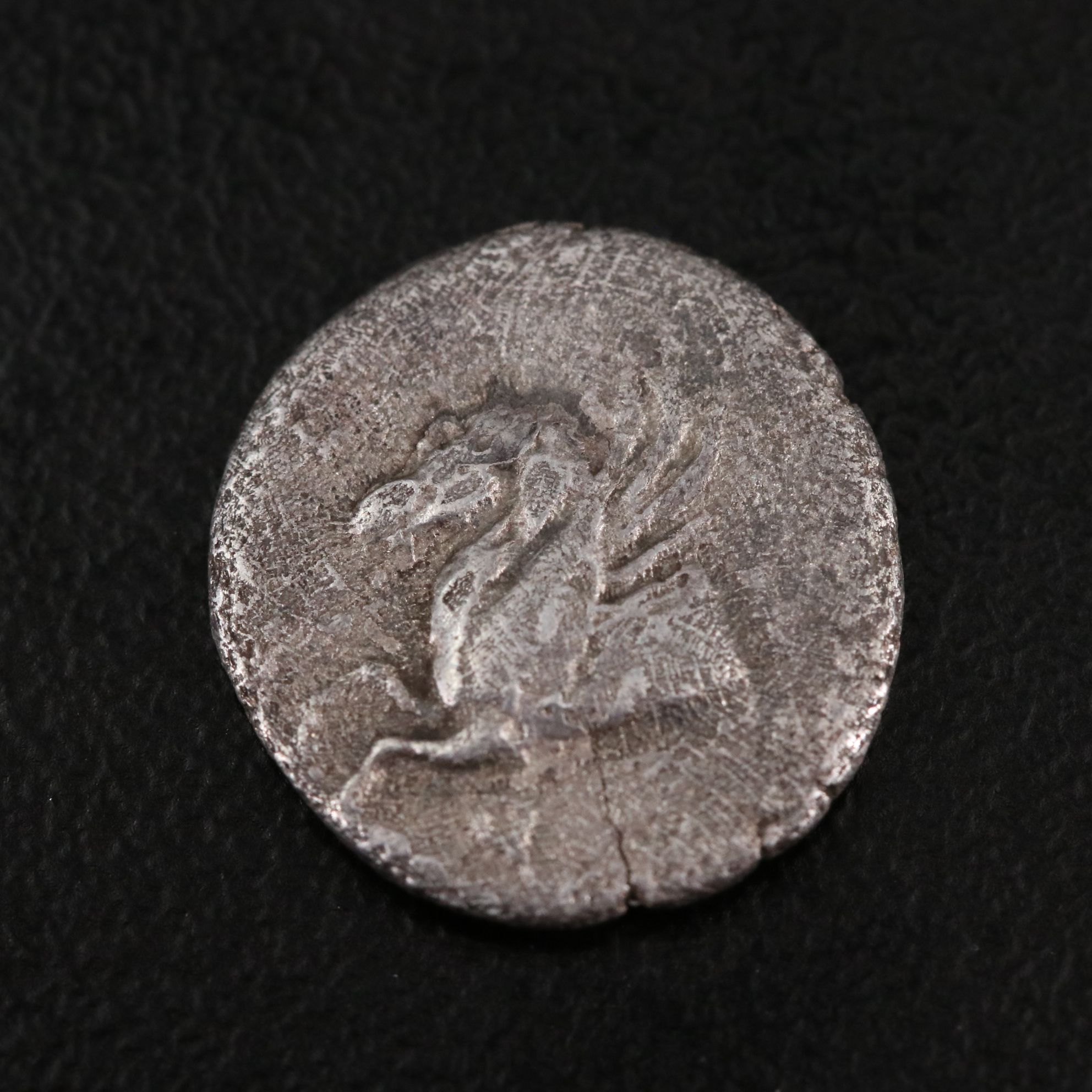 Ancient Greece, Corinth AR Hemidrachm Coin, ca. 375 B.C. | EBTH