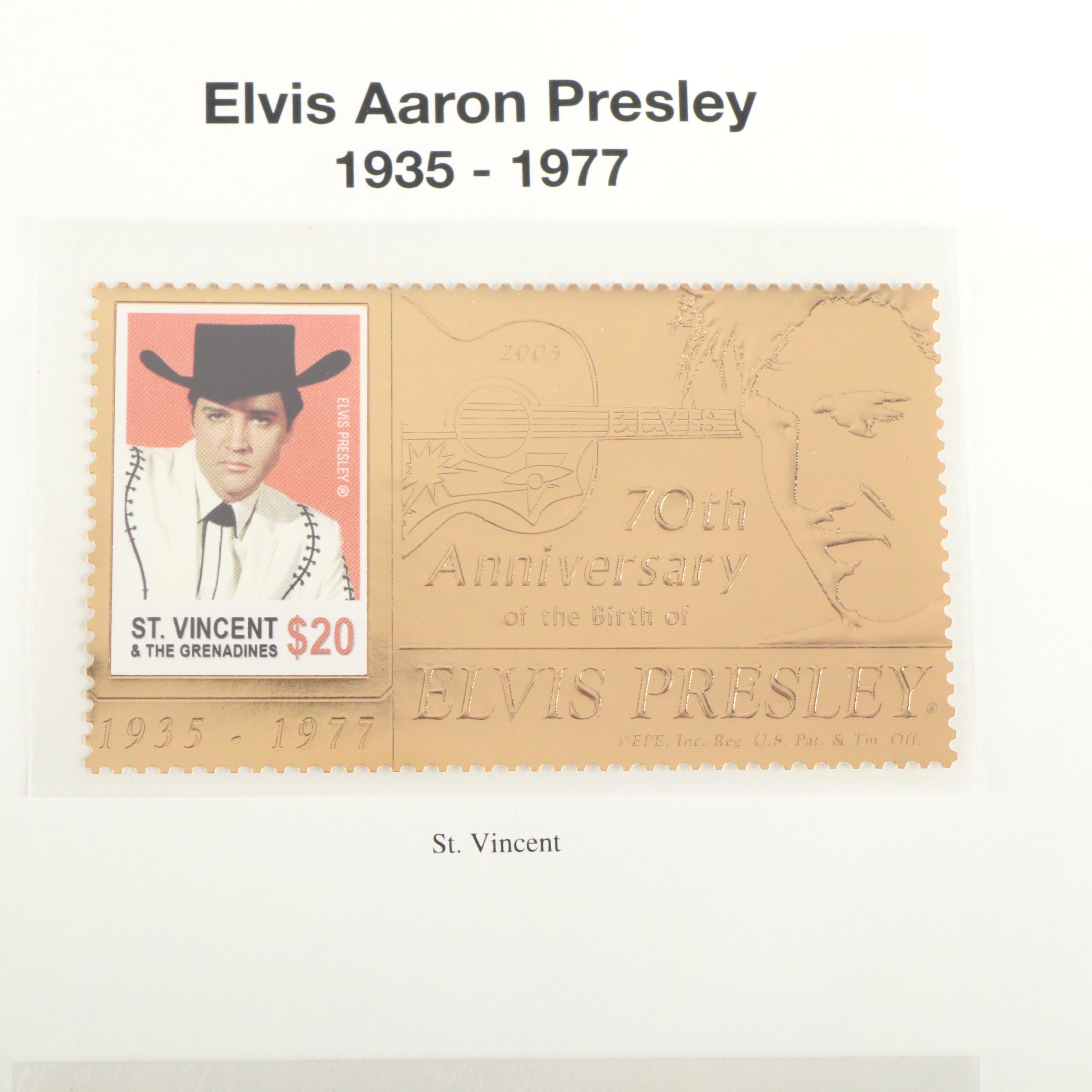 Large Collection of Elvis Postage Stamps | EBTH