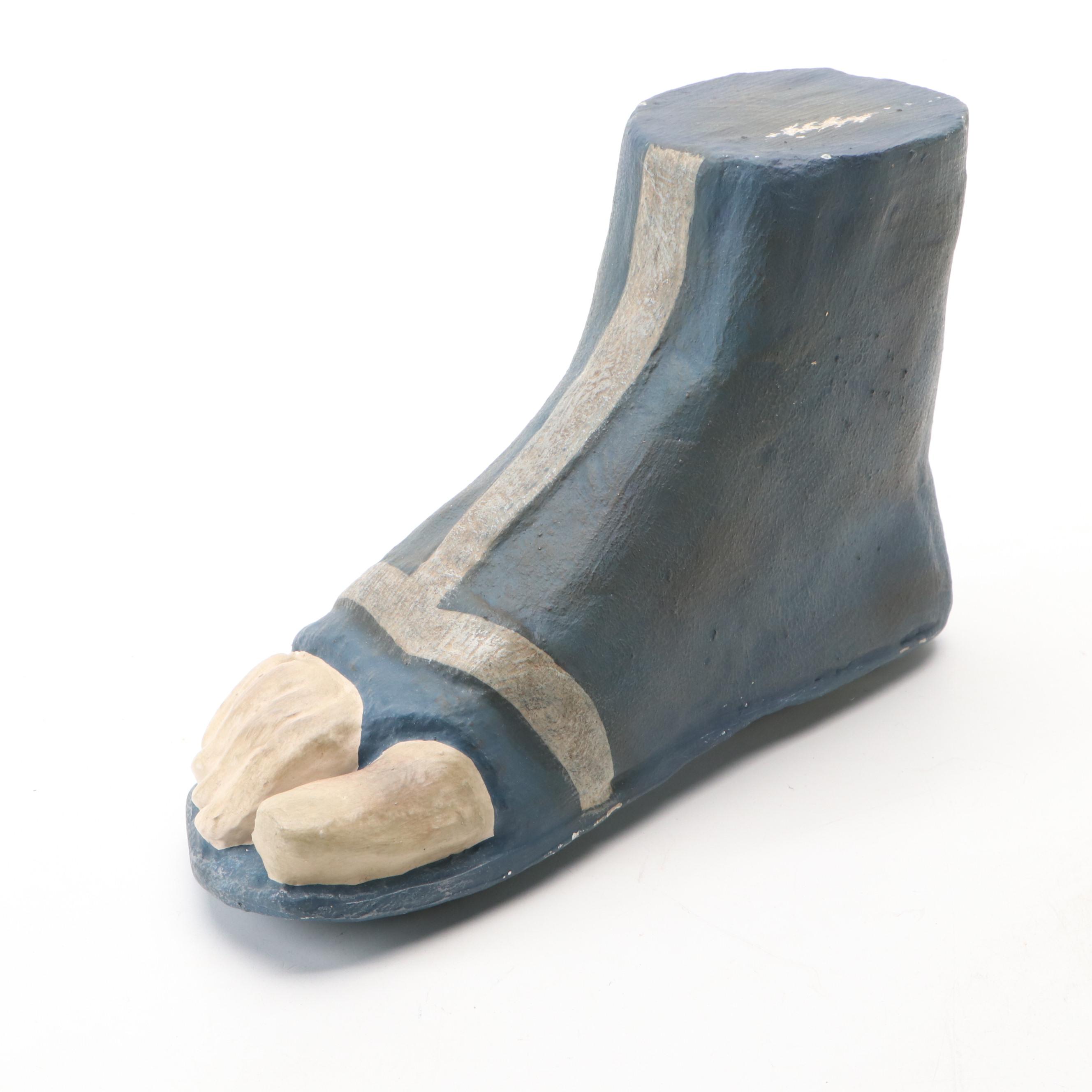 Greco-Roman Style Polychrome Decorated Feet | EBTH