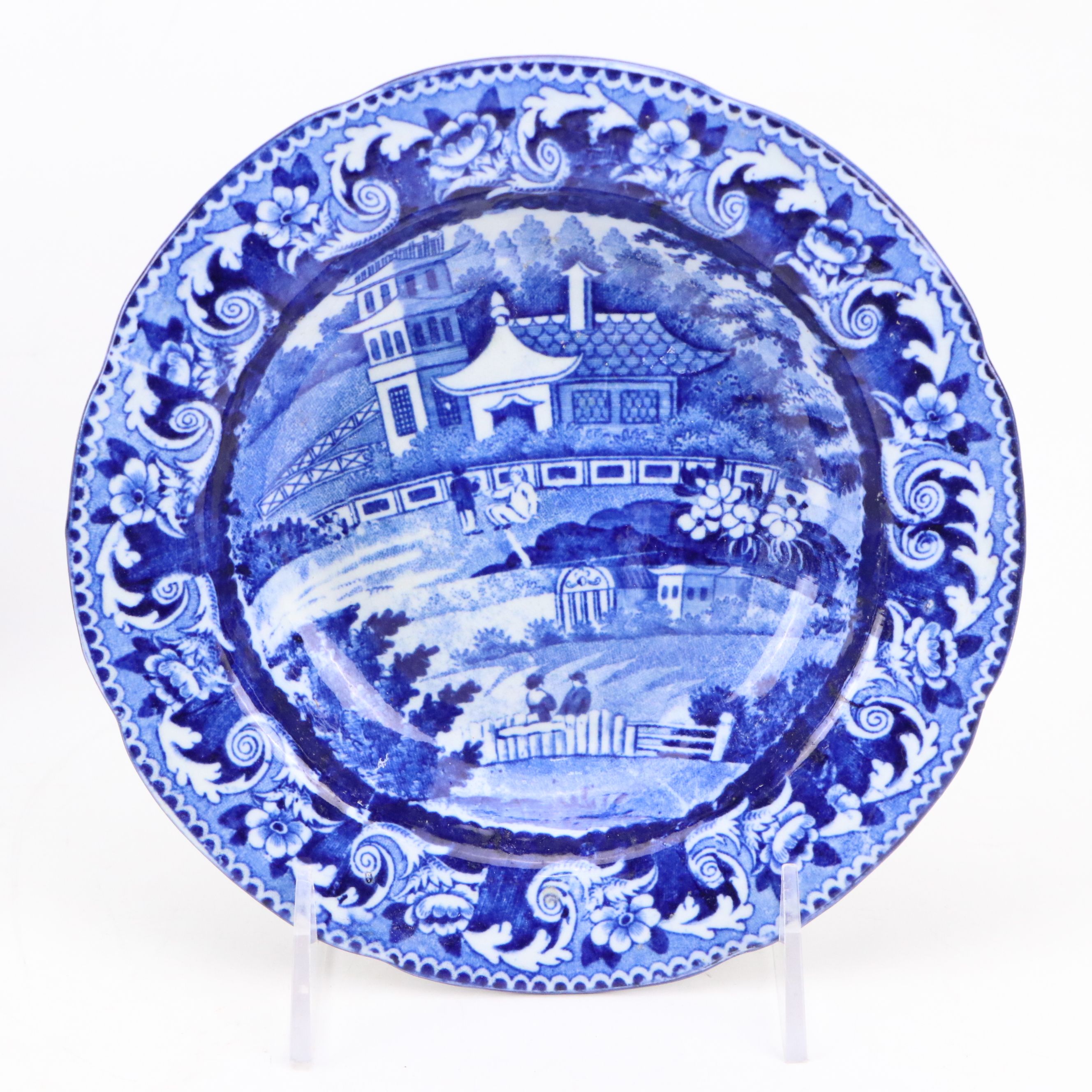 Blue and White Transferware Pottery Plates and Bowls | EBTH