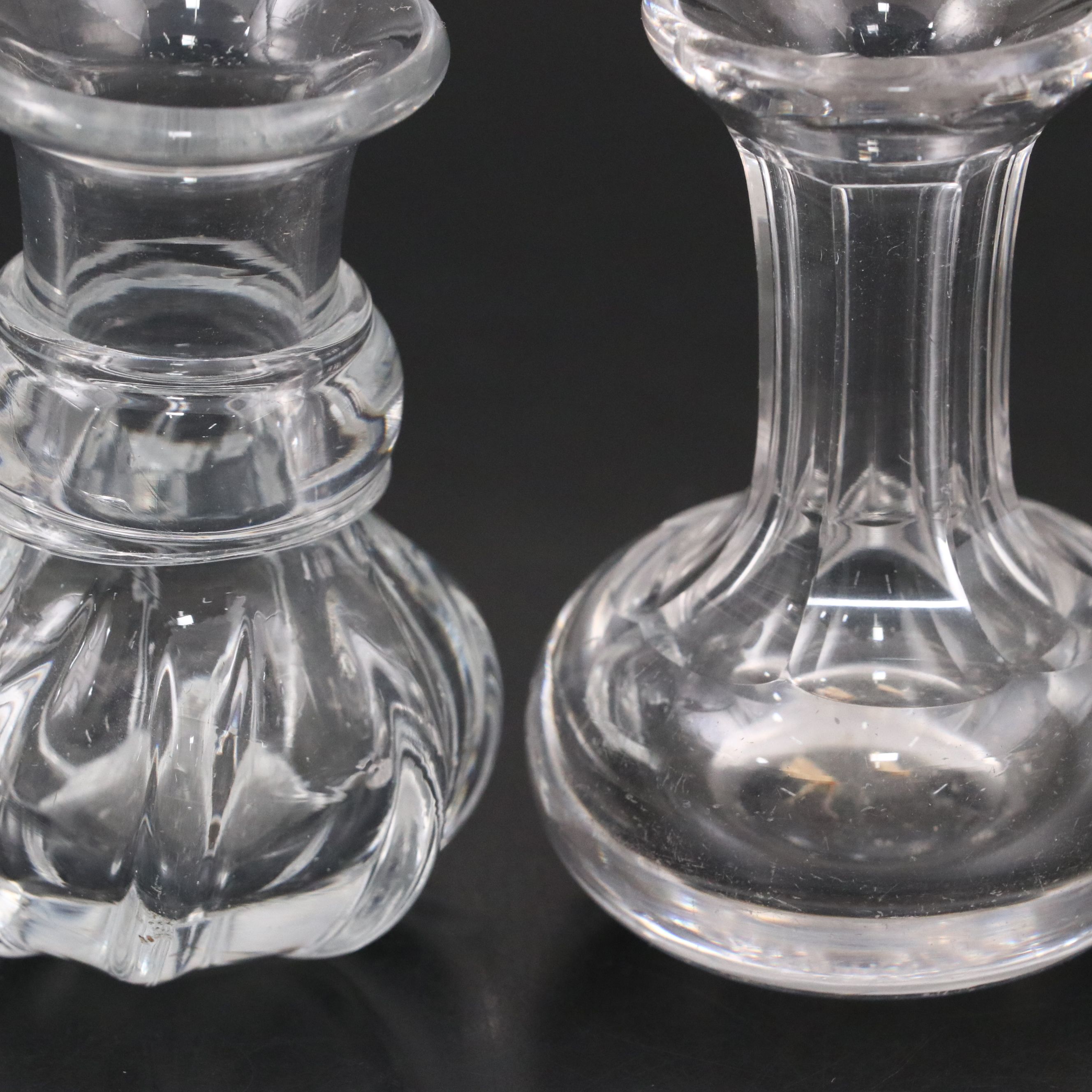 Georgian Style Gill Glass Spirit Measures and Engraved Ale Glass, 18th ...