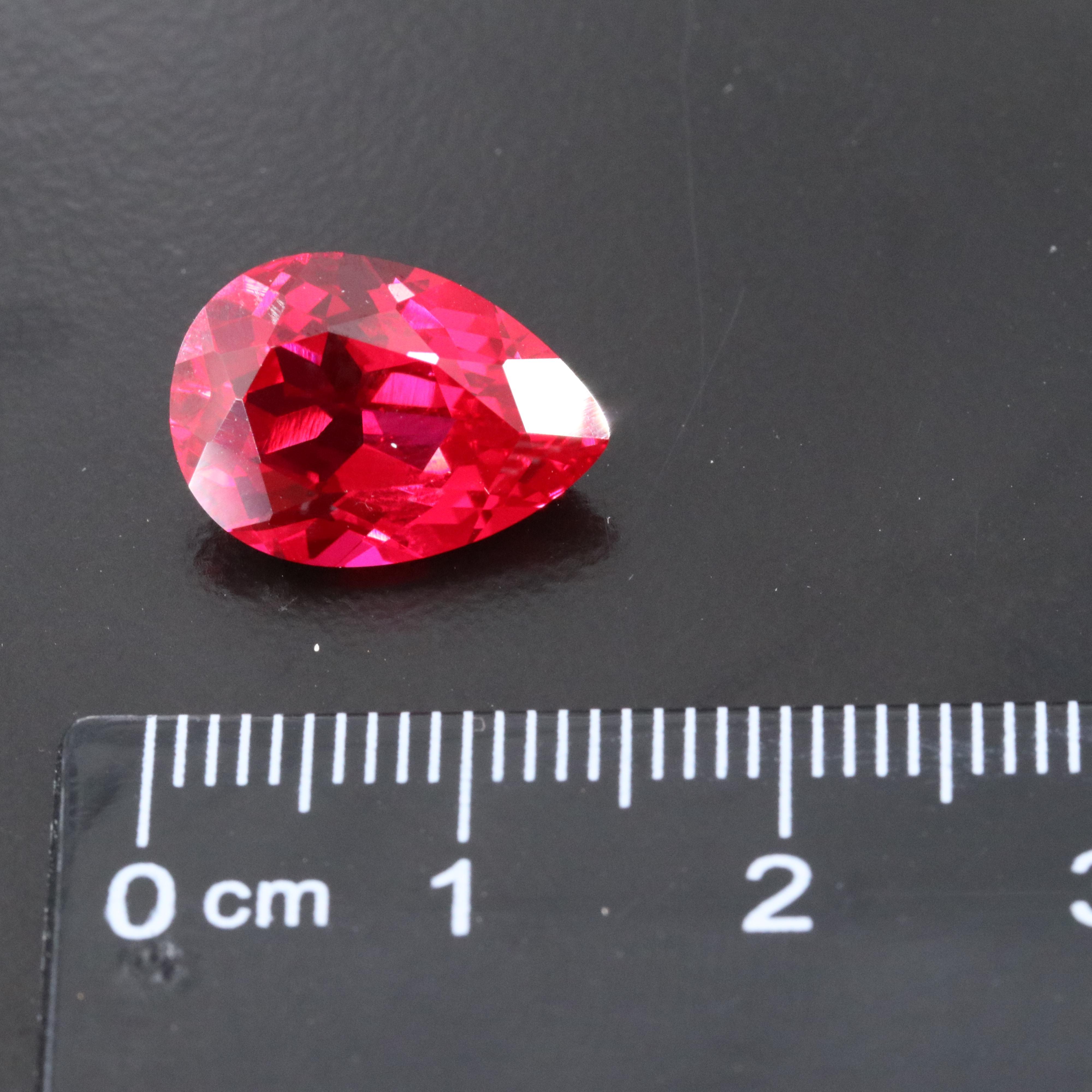 Loose 7.03 CT Lab Grown Ruby | EBTH