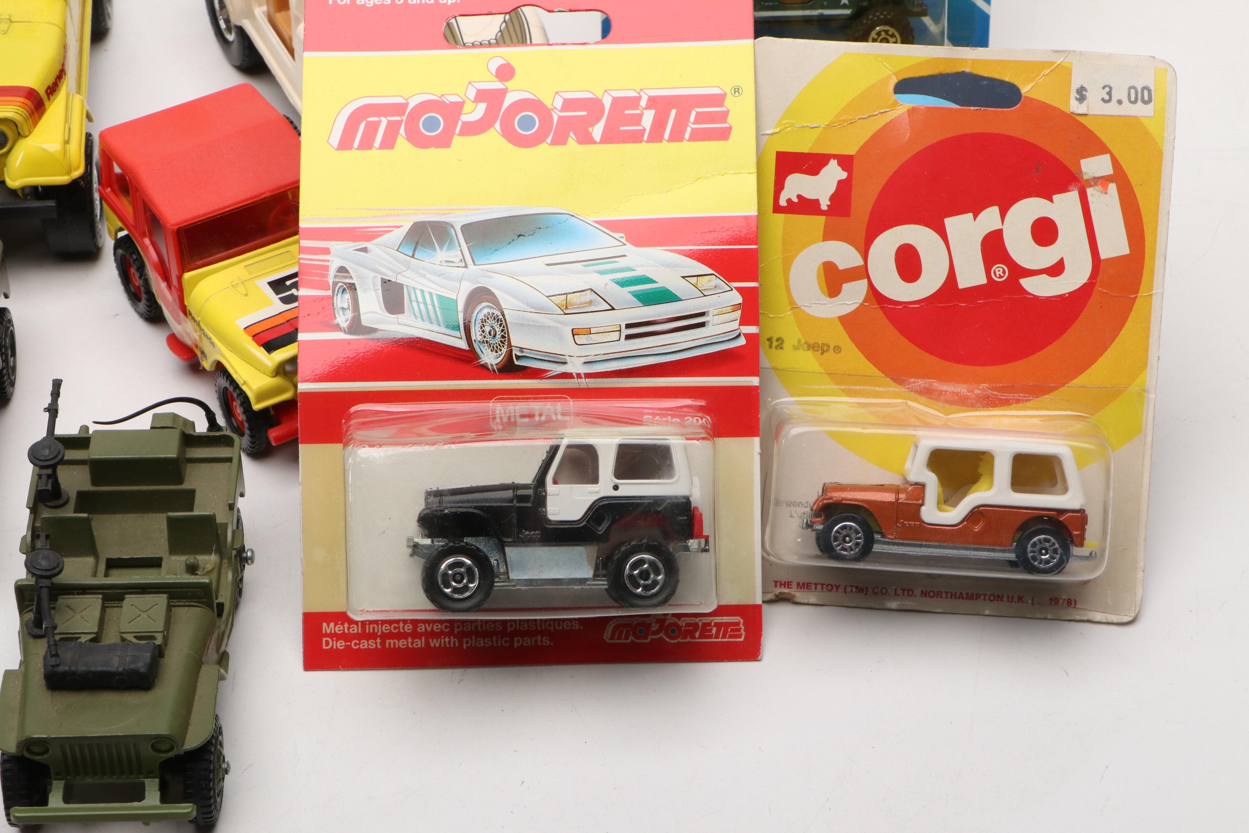 Vintage Diecast Toy Jeeps, 1980s | EBTH