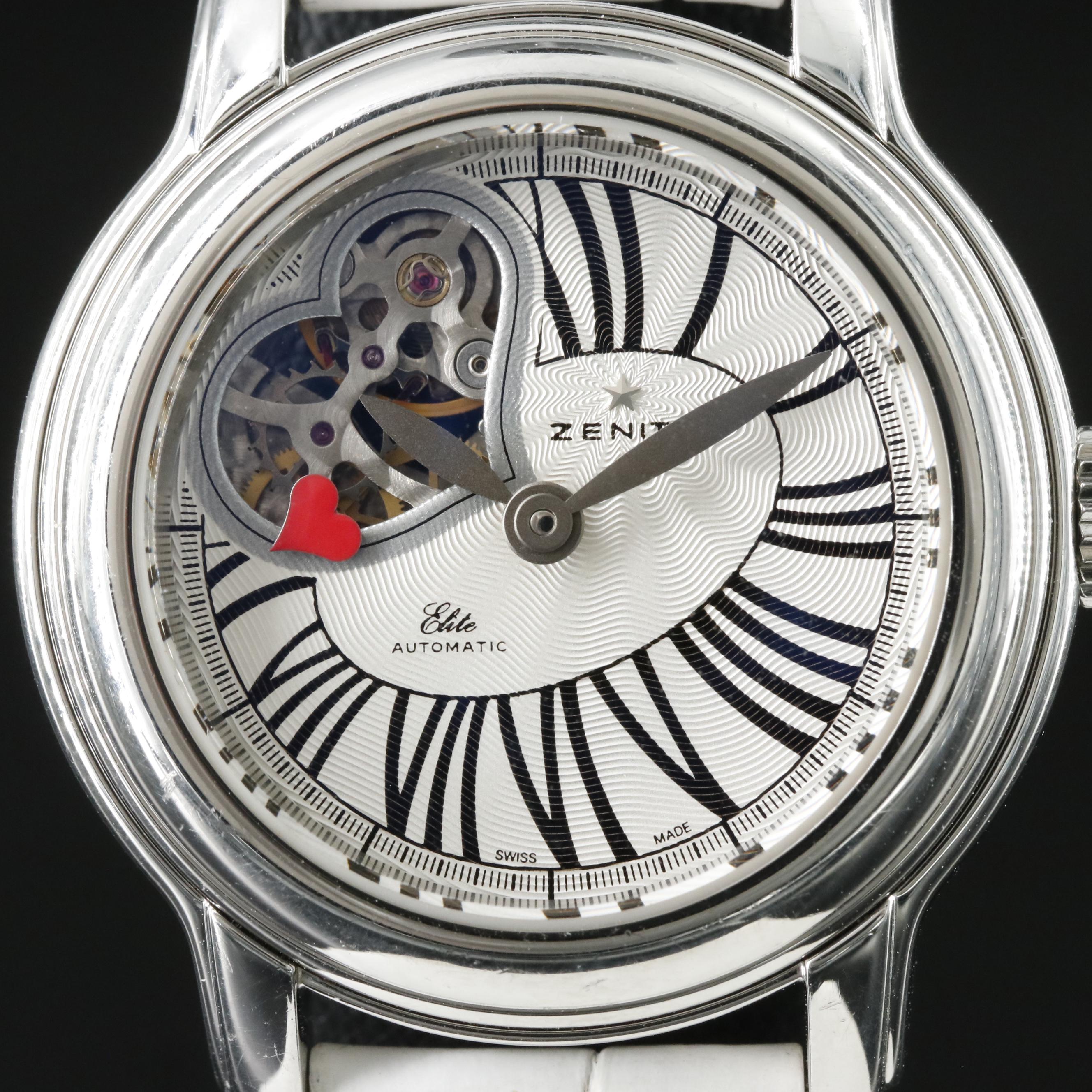 Zenith Elite Baby Star Open Heart Watch | EBTH