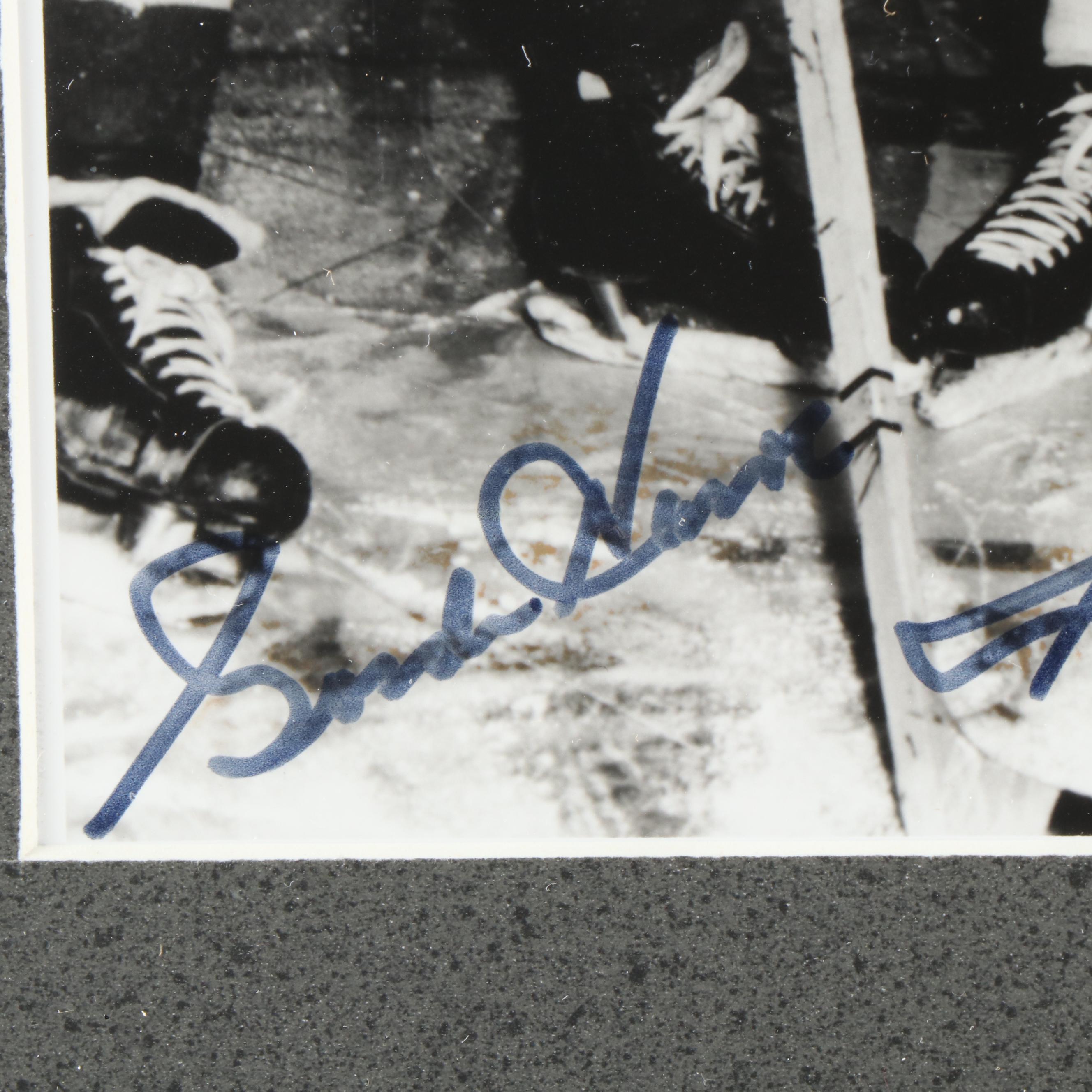 Gordie Howe, Sid Abel, Ted Lindsay Signed Photo, Detroit Red Wings, HOF ...