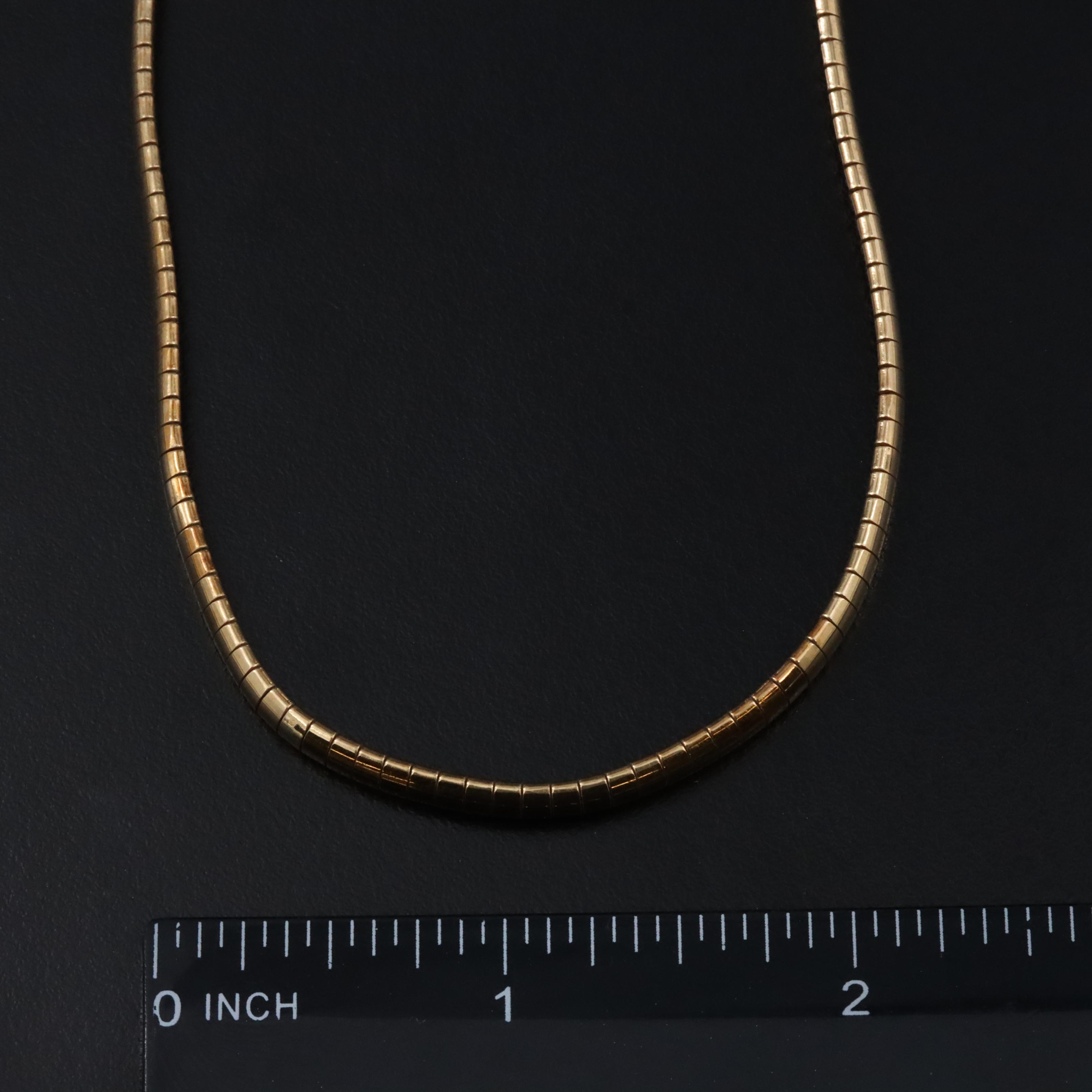 14K Omega Chain | EBTH