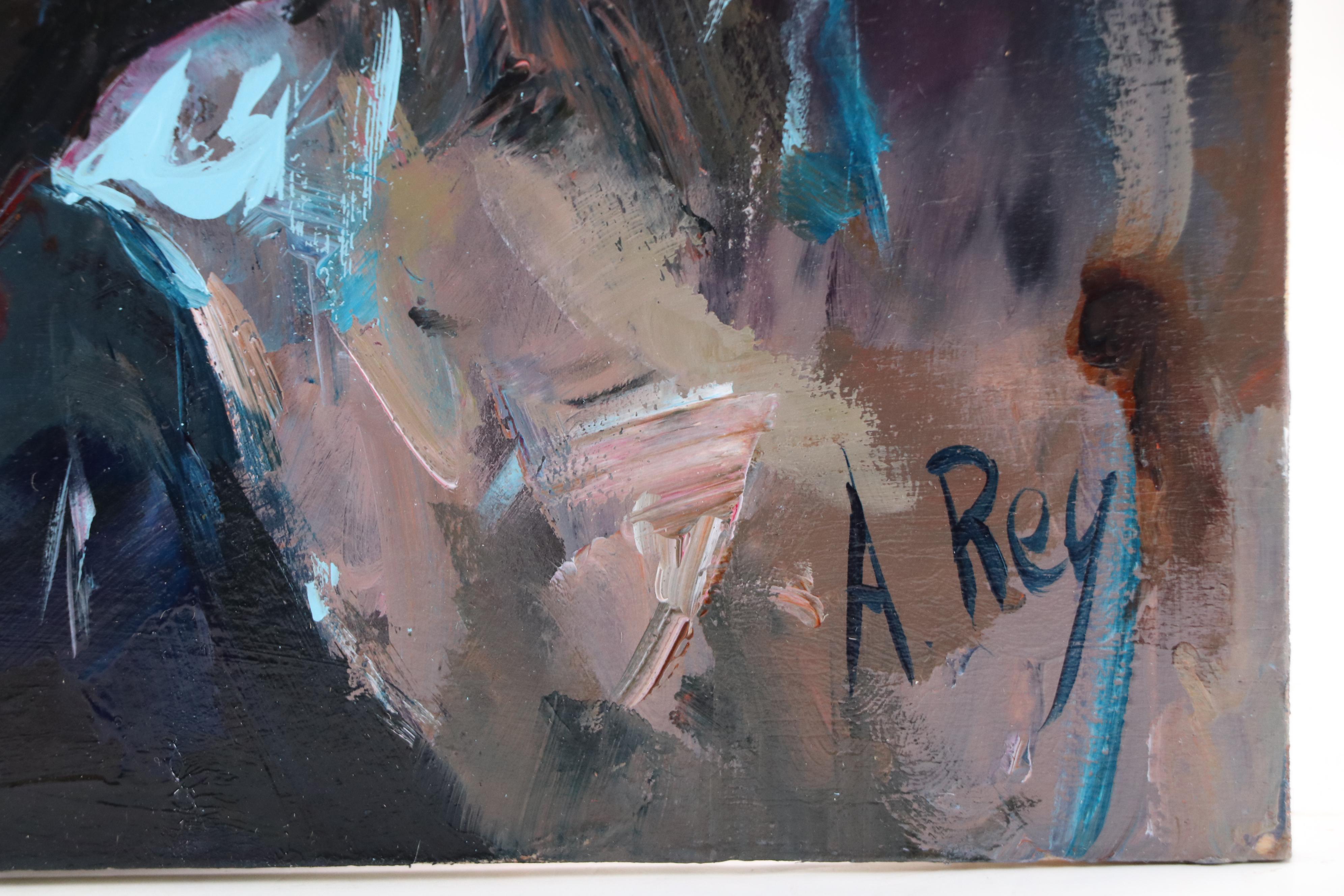 Agnes Rey Equine Portrait "Blue Horse," 2025 | EBTH