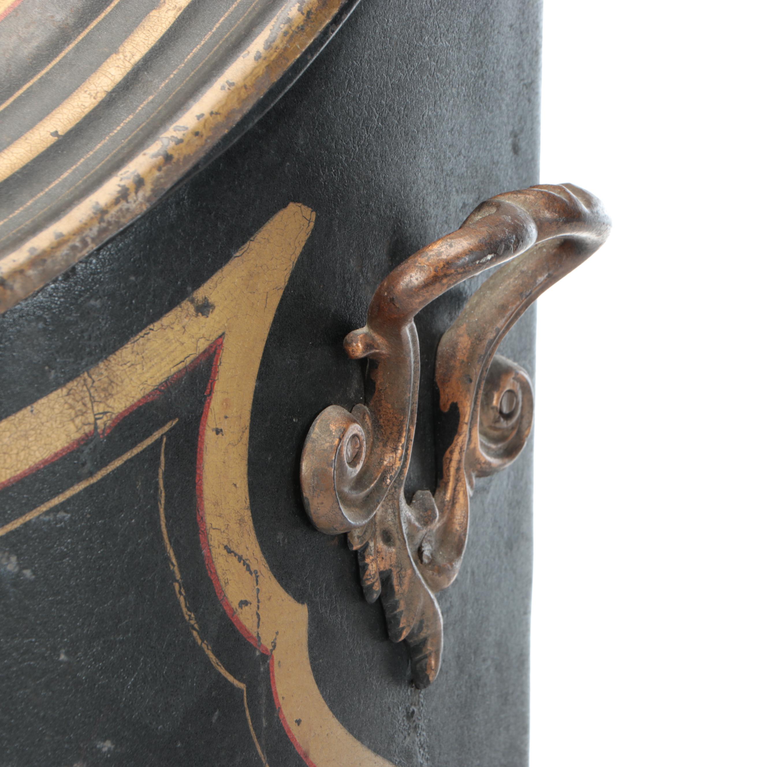 Victorian Toleware Coal Scuttle, Late 19th/ Early 20th Century | EBTH