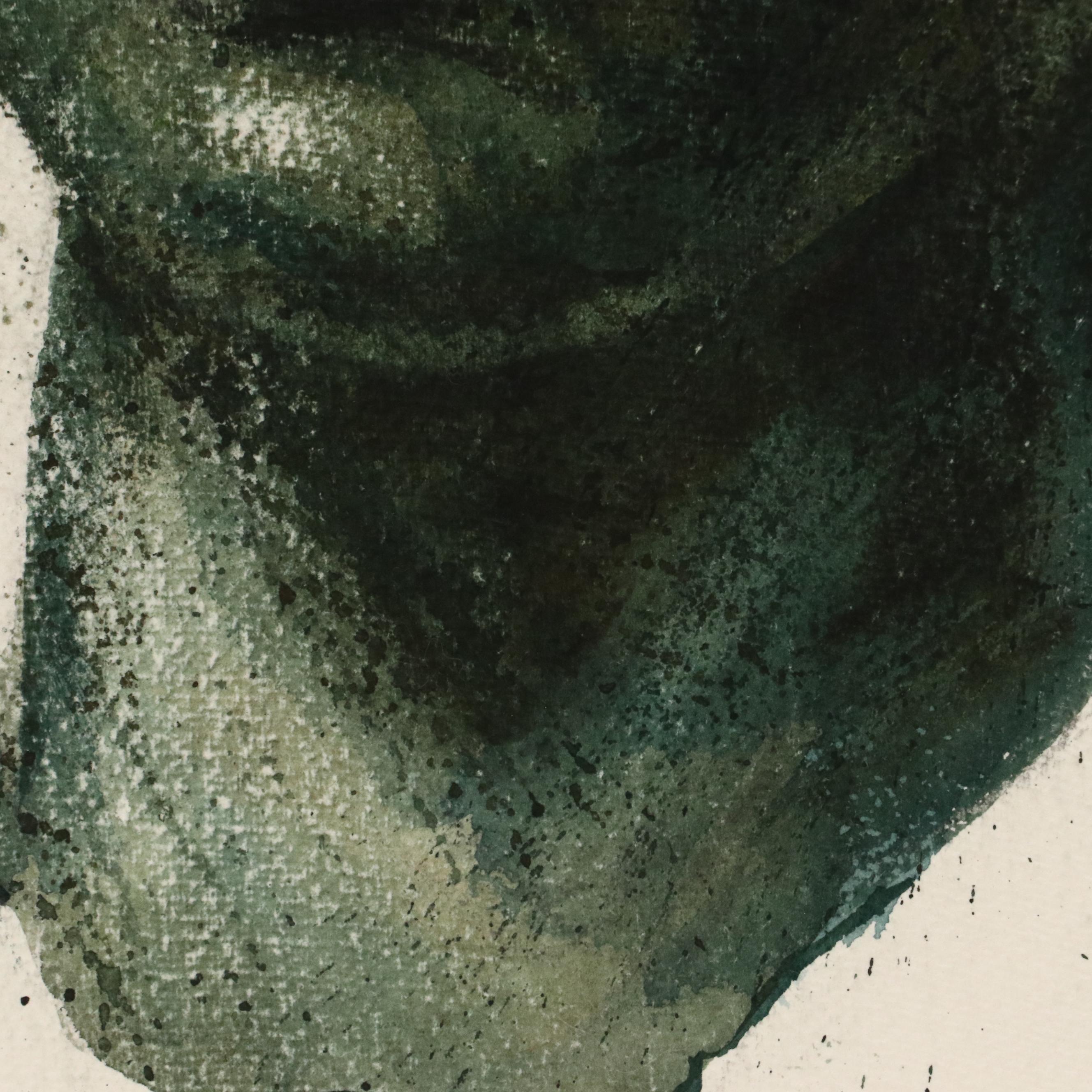 Attributed to Chris Ritter Watercolor Portrait, Mid-20th Century | EBTH