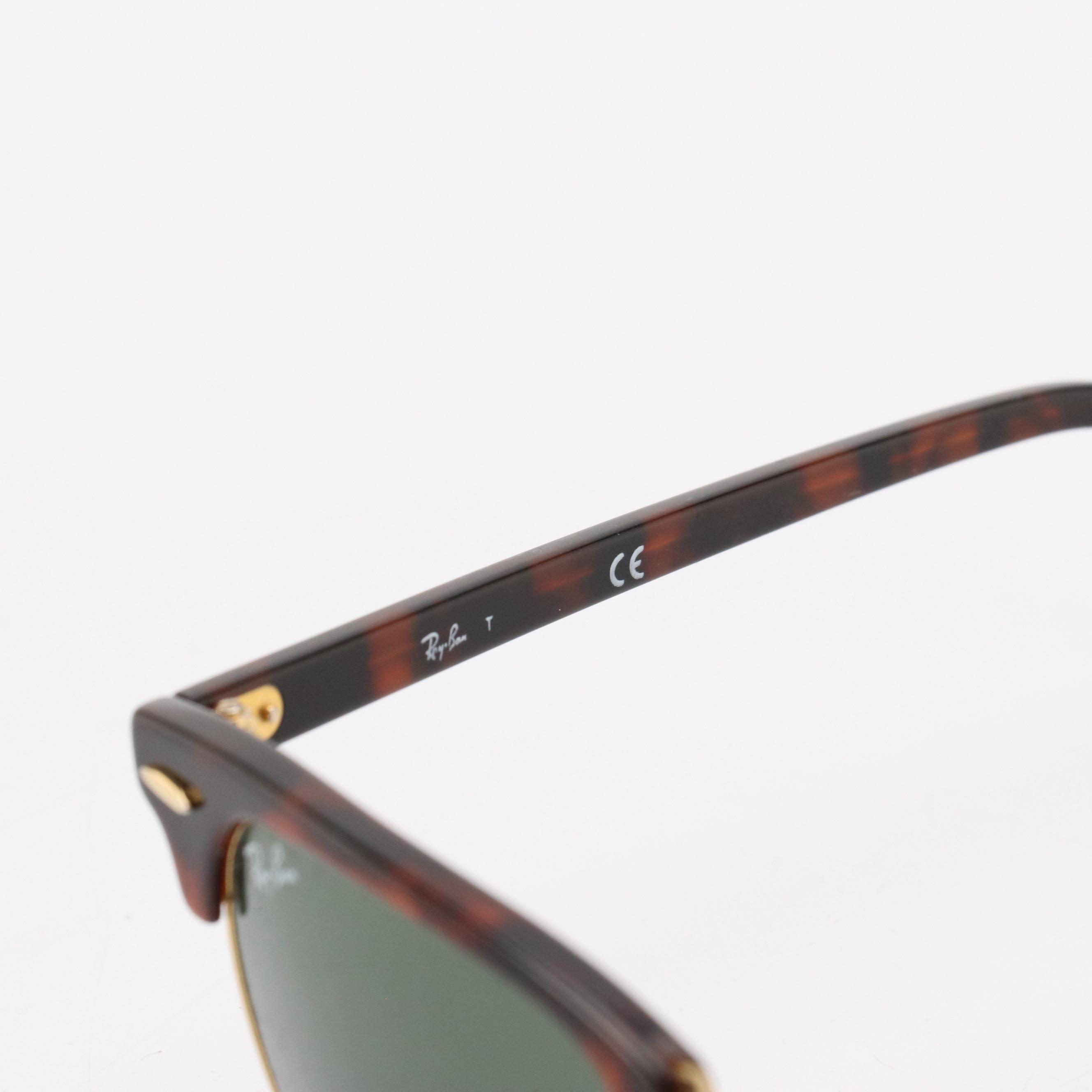 Ray-Ban RB 3016 Clubmaster W0366 Havana Sunglasses in Case | EBTH