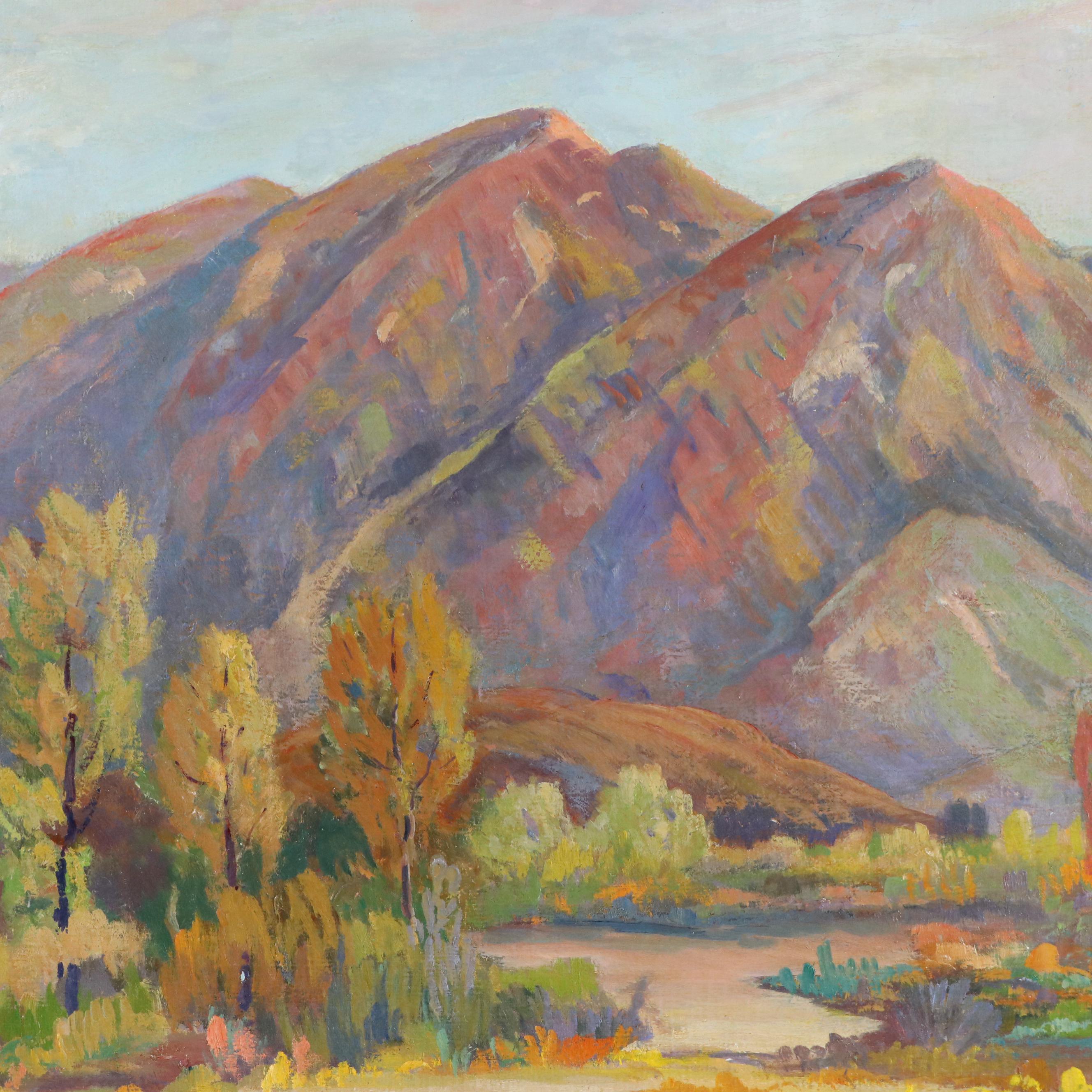 Lionel Louis Edwards California Landscape Oil Painting, Circa 1940 | EBTH