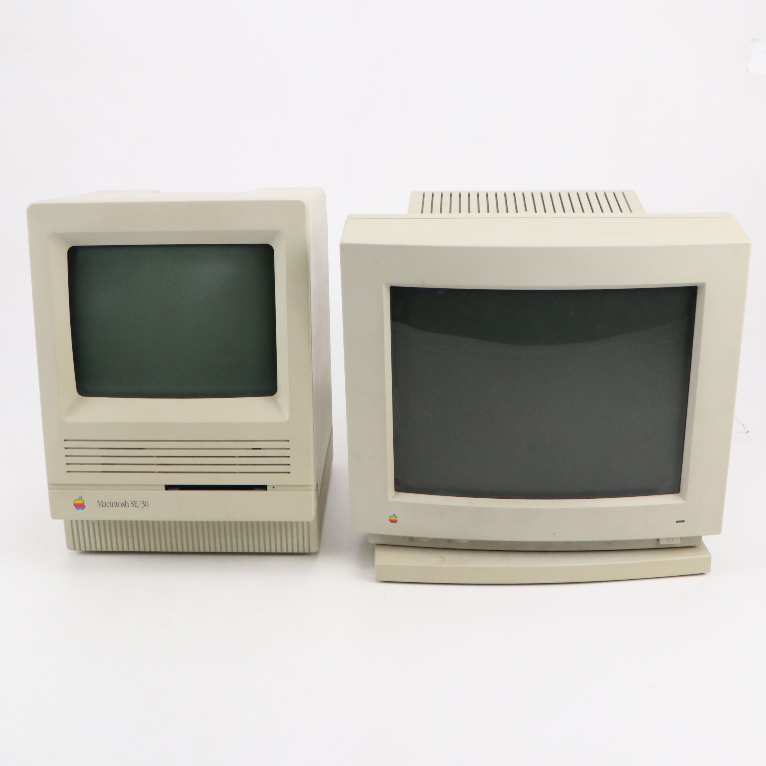 Apple Macintosh SE/30 and Color Display Desktop Computers, 1988, 1992 ...