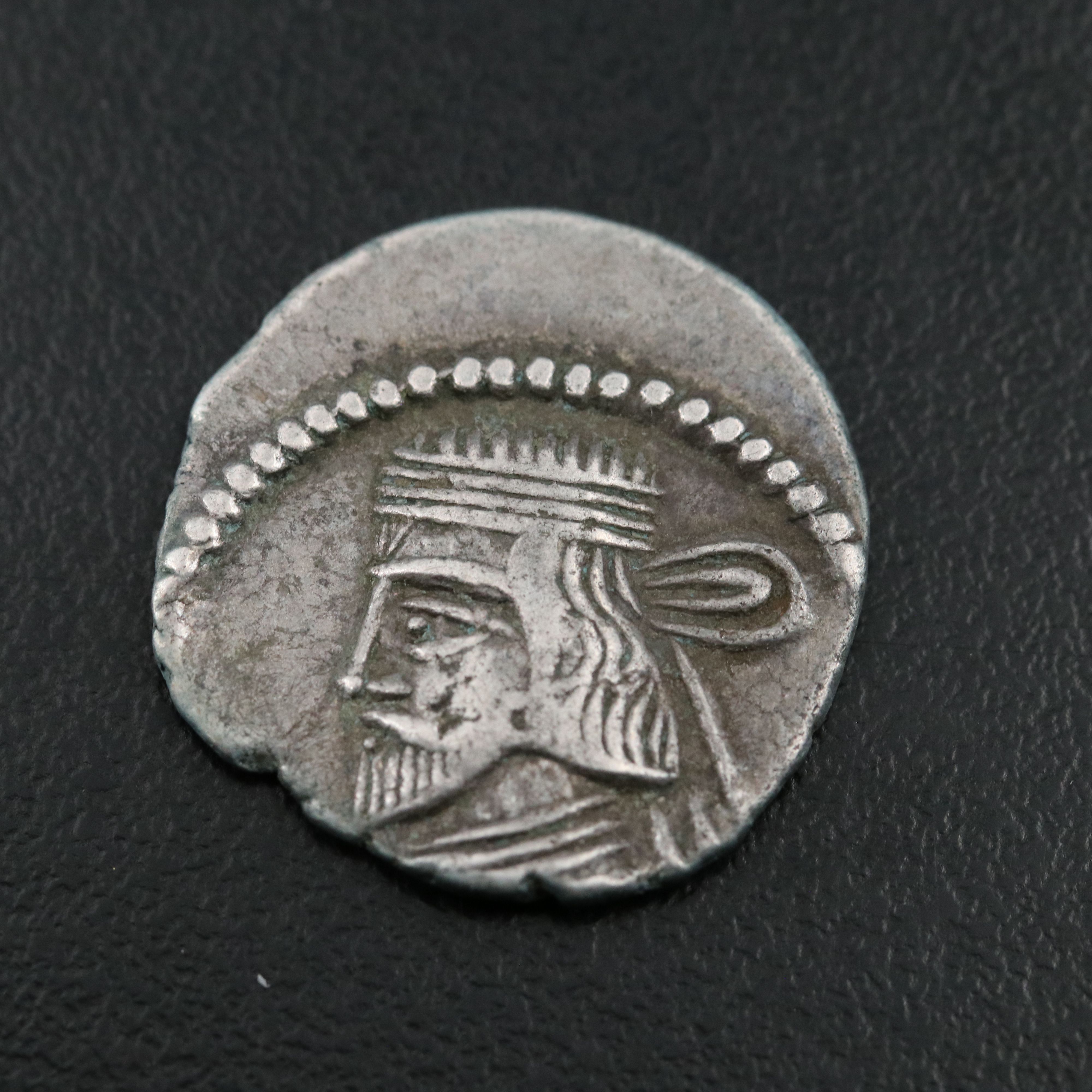 Ancient Parthian Kingdom AR Drachm Coin of Vardanes I, ca. 40 A.D. | EBTH