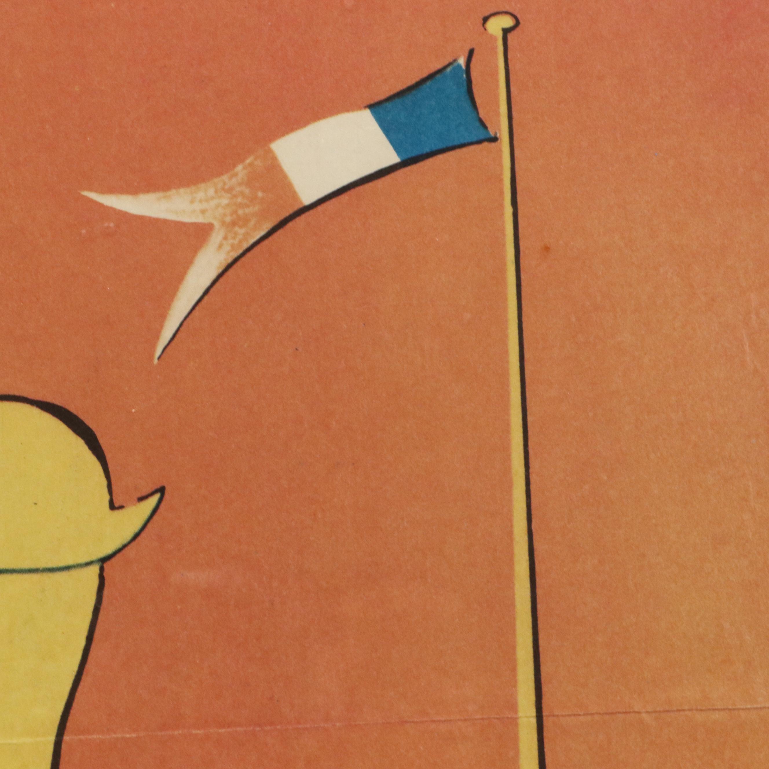 "Jour de Fête" French Film Poster Designed by René Péron | EBTH