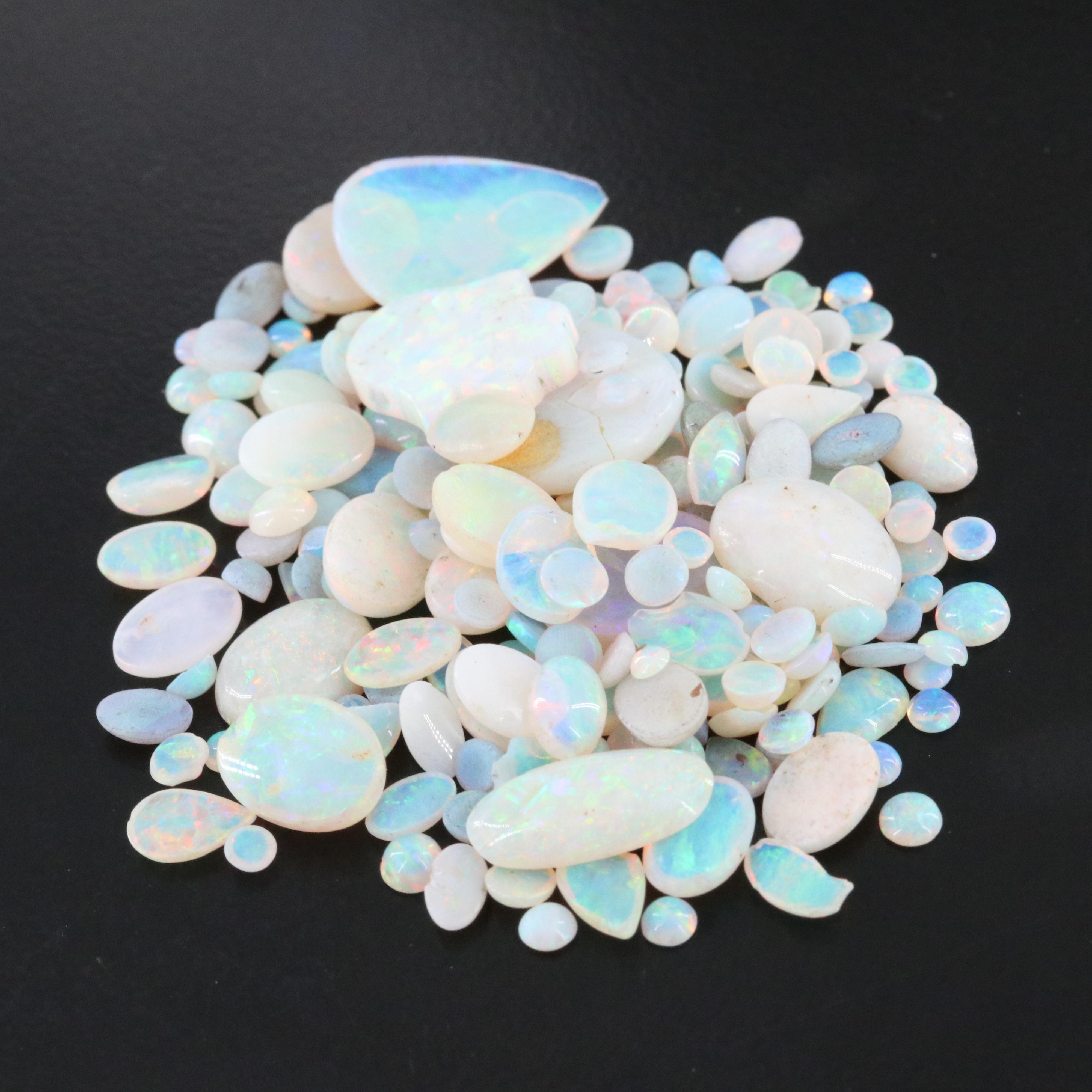 Loose 38.15 CTW Opal and Lab Grown Opal Lot | EBTH