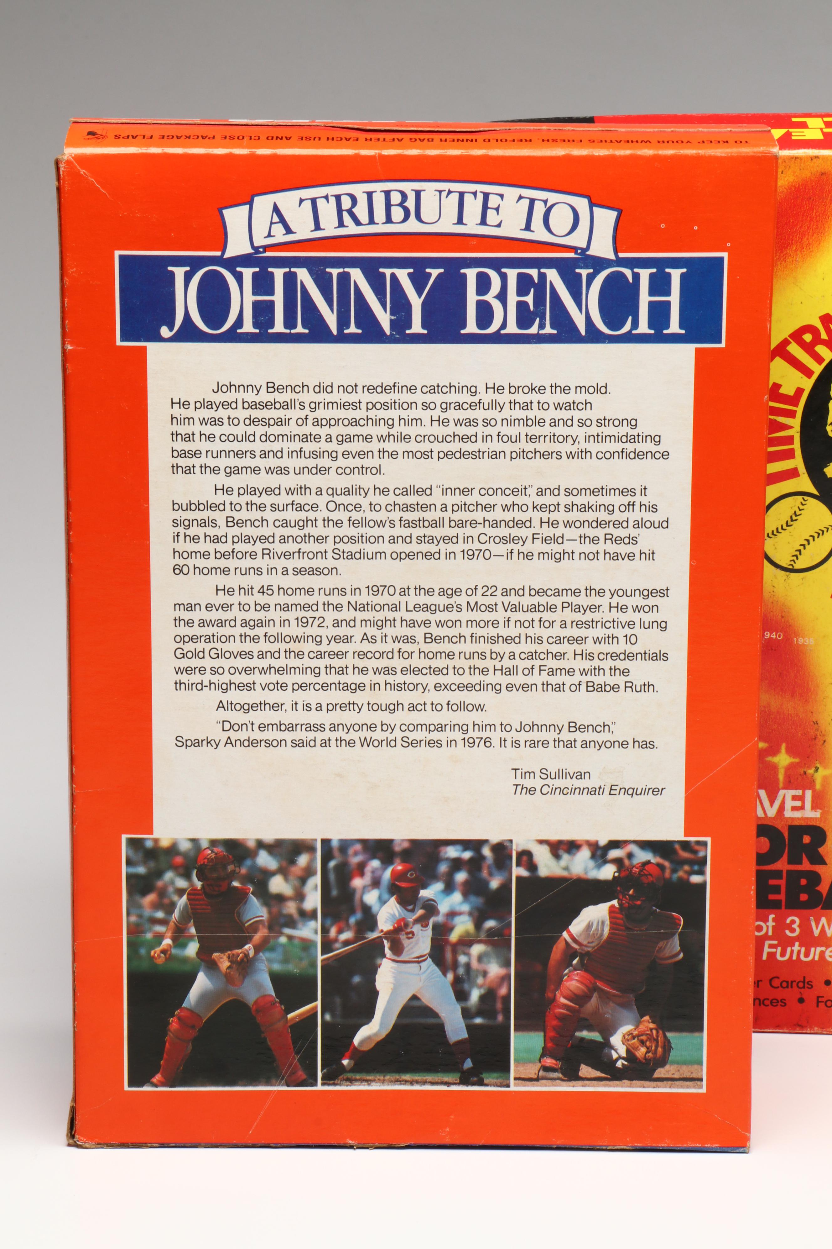 Cincinnati Reds Johnny Bench Wheaties Box and More Baseball Memorabilia ...