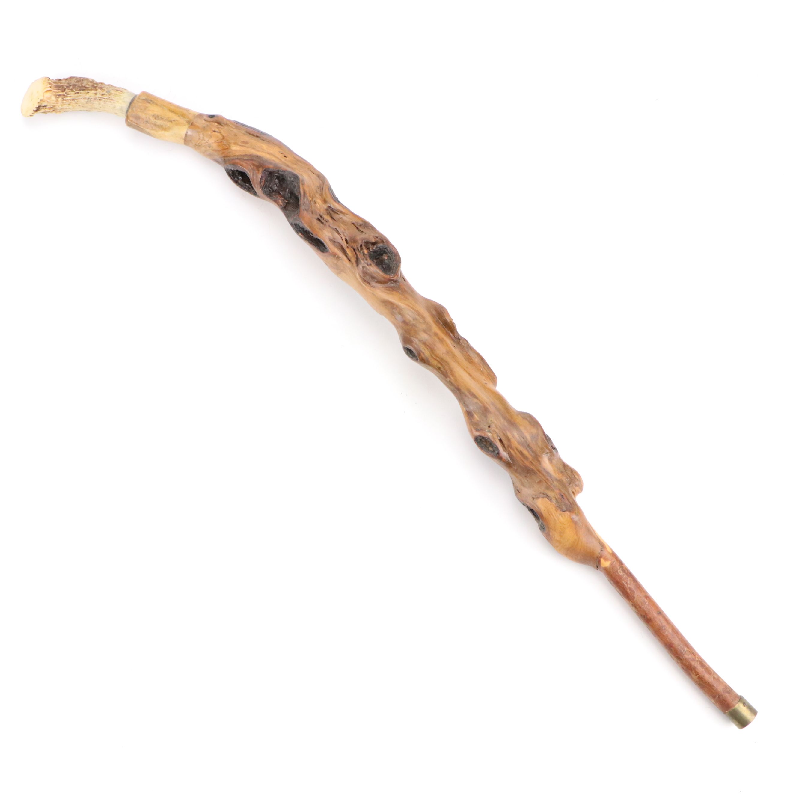 Robert Beaven Hand-Carved Folk Art Cane | EBTH