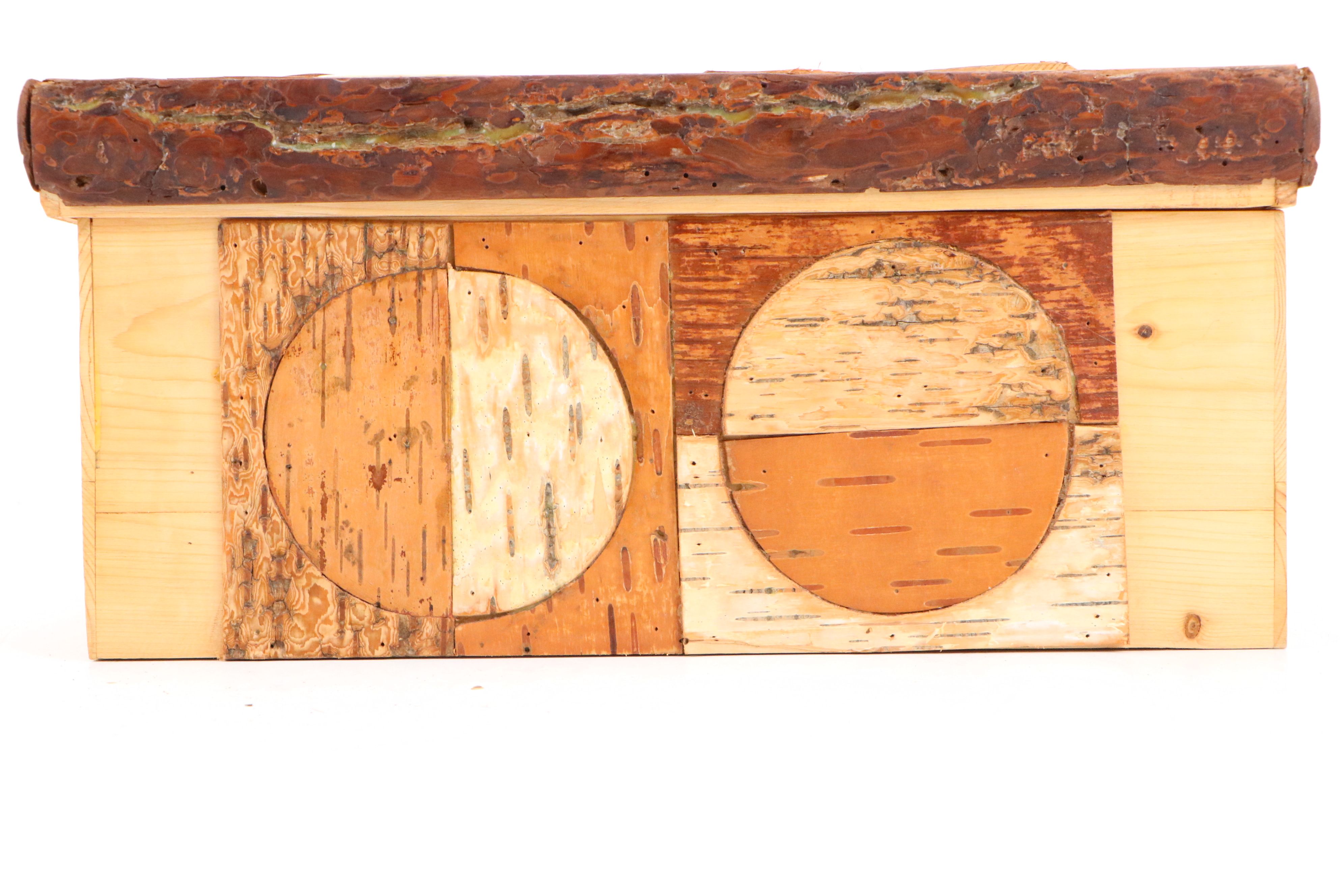 Robert Beaven Mixed Media Birch, Pine, Sycamore and Bone Inlay ...