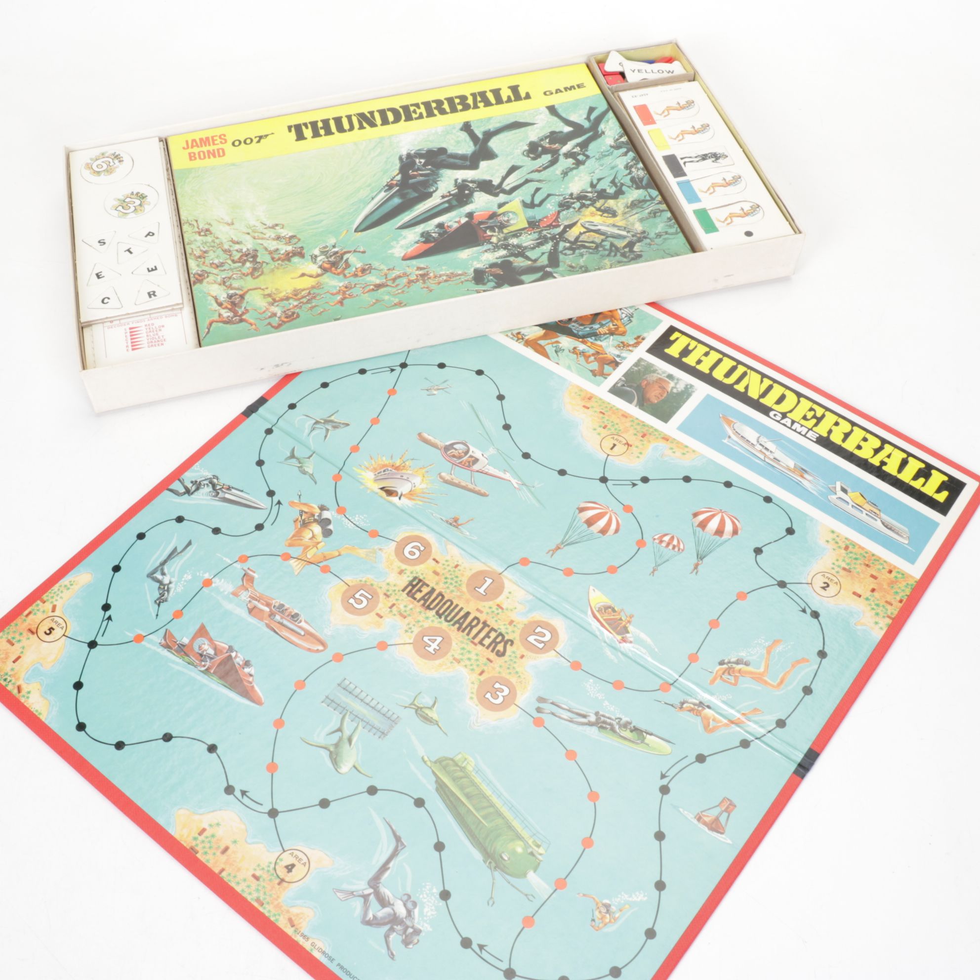 "007", "Thunderball", "The Ipcress File", and Five More Spy Board Games ...
