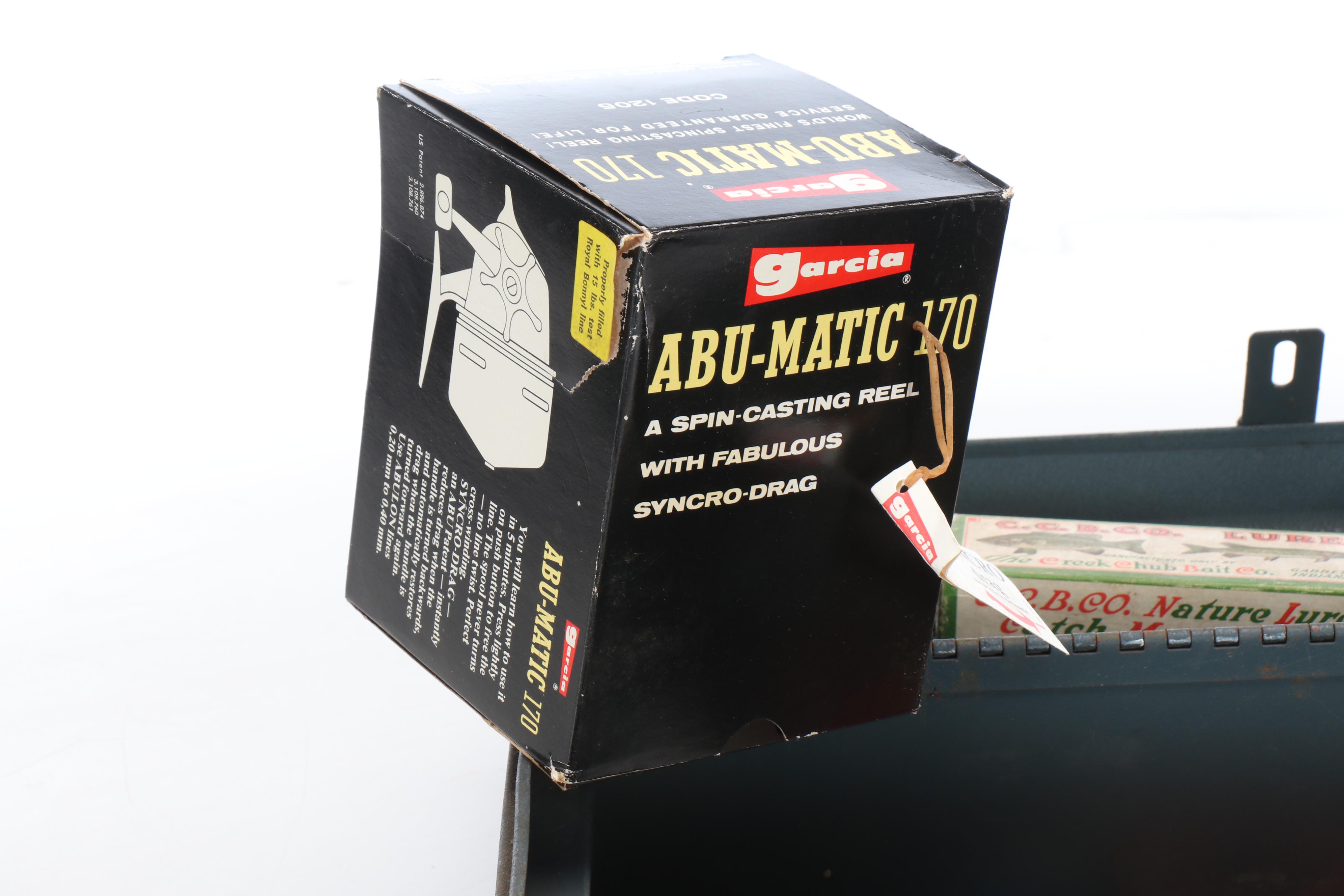 True Temper, C.C.B. Co and Other Lures with Craftsman Tackle Box and ...