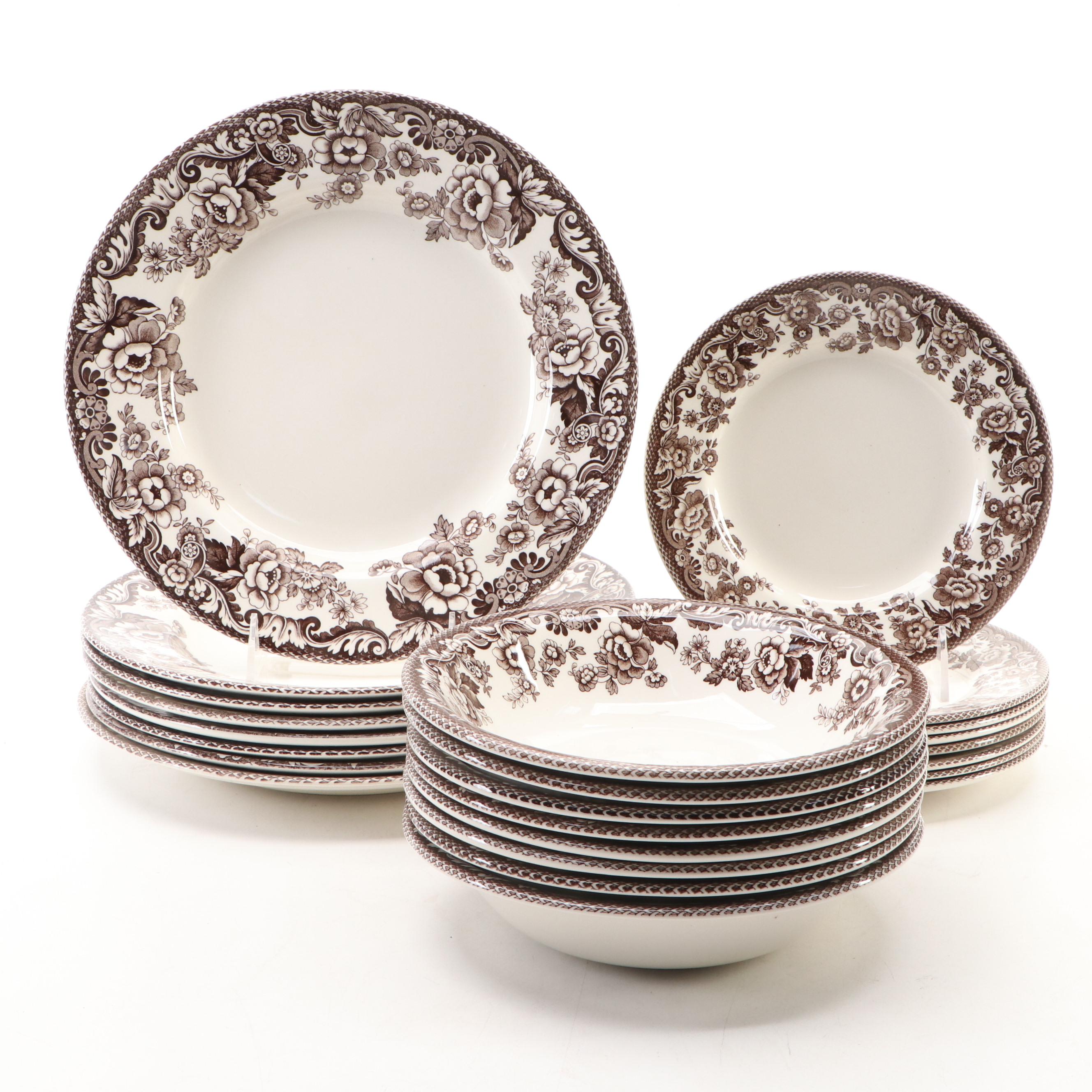 Spode "Delamere Brown" Ceramic Dinnerware | EBTH