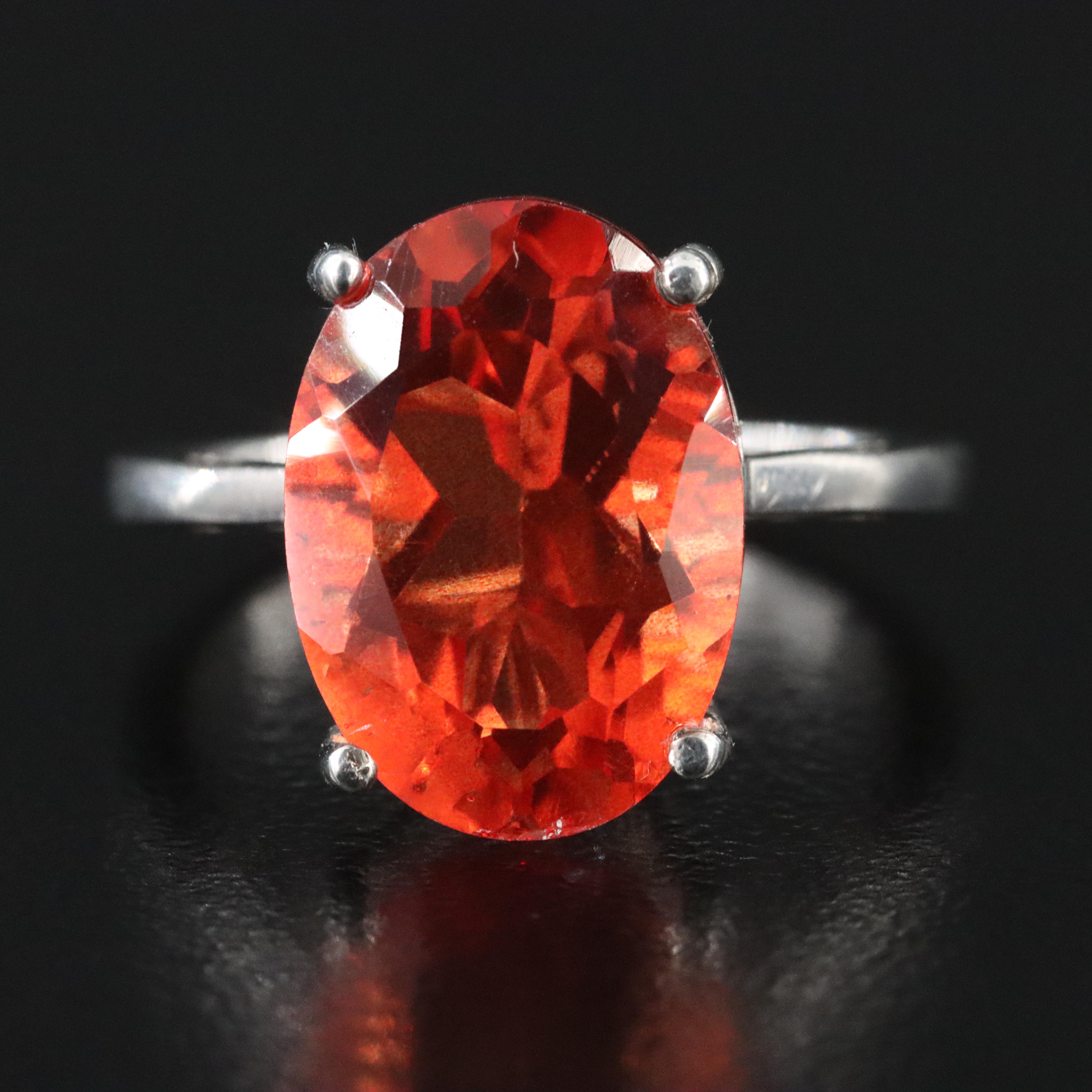 Sterling Quartz Doublet Ring | EBTH