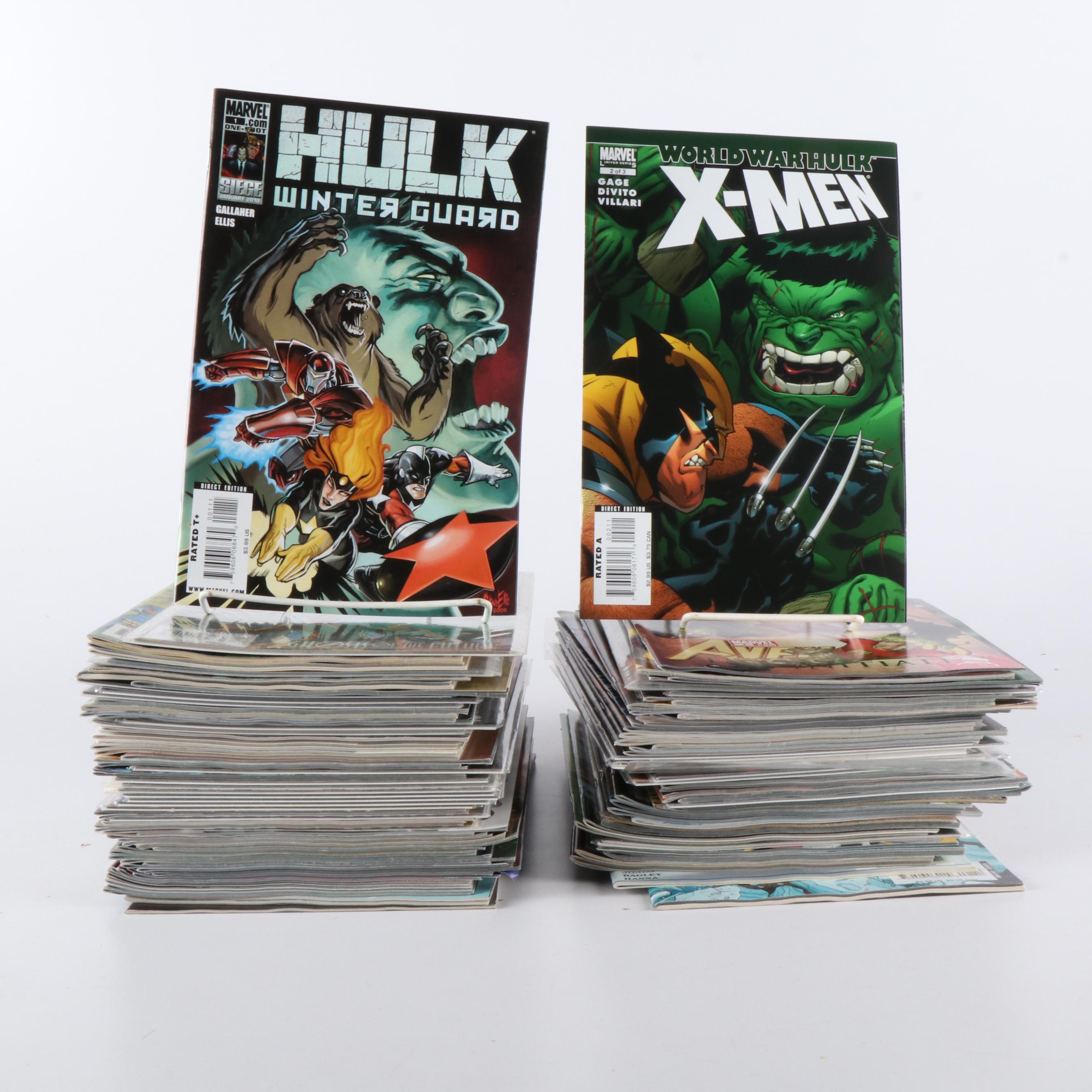 Box 'O' Hulks; Over 100 Marvel Comic Books Featuring The Hulk | EBTH