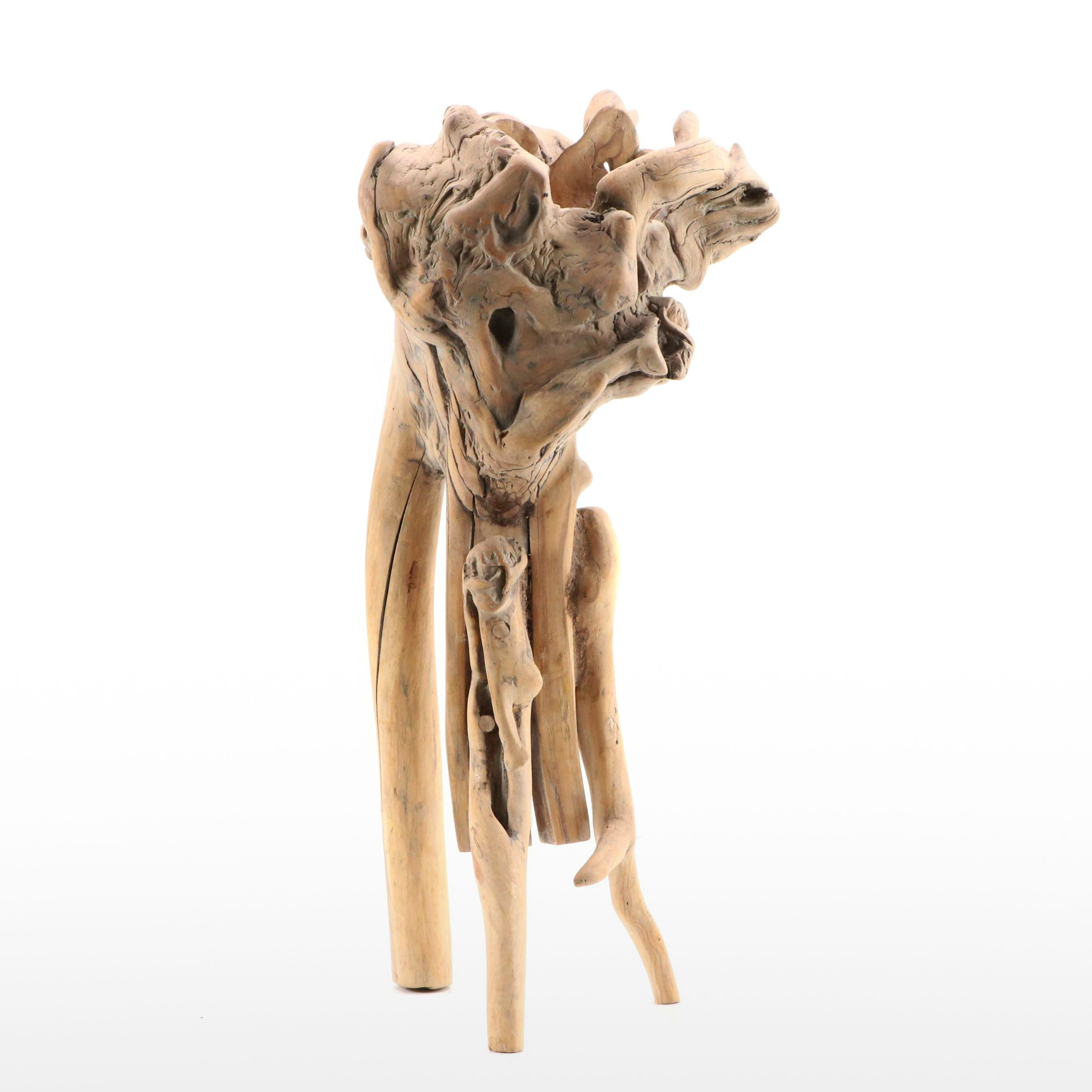 Robert Beaven Cedar Burl Wood Organic Sculpture, 20th Century | EBTH
