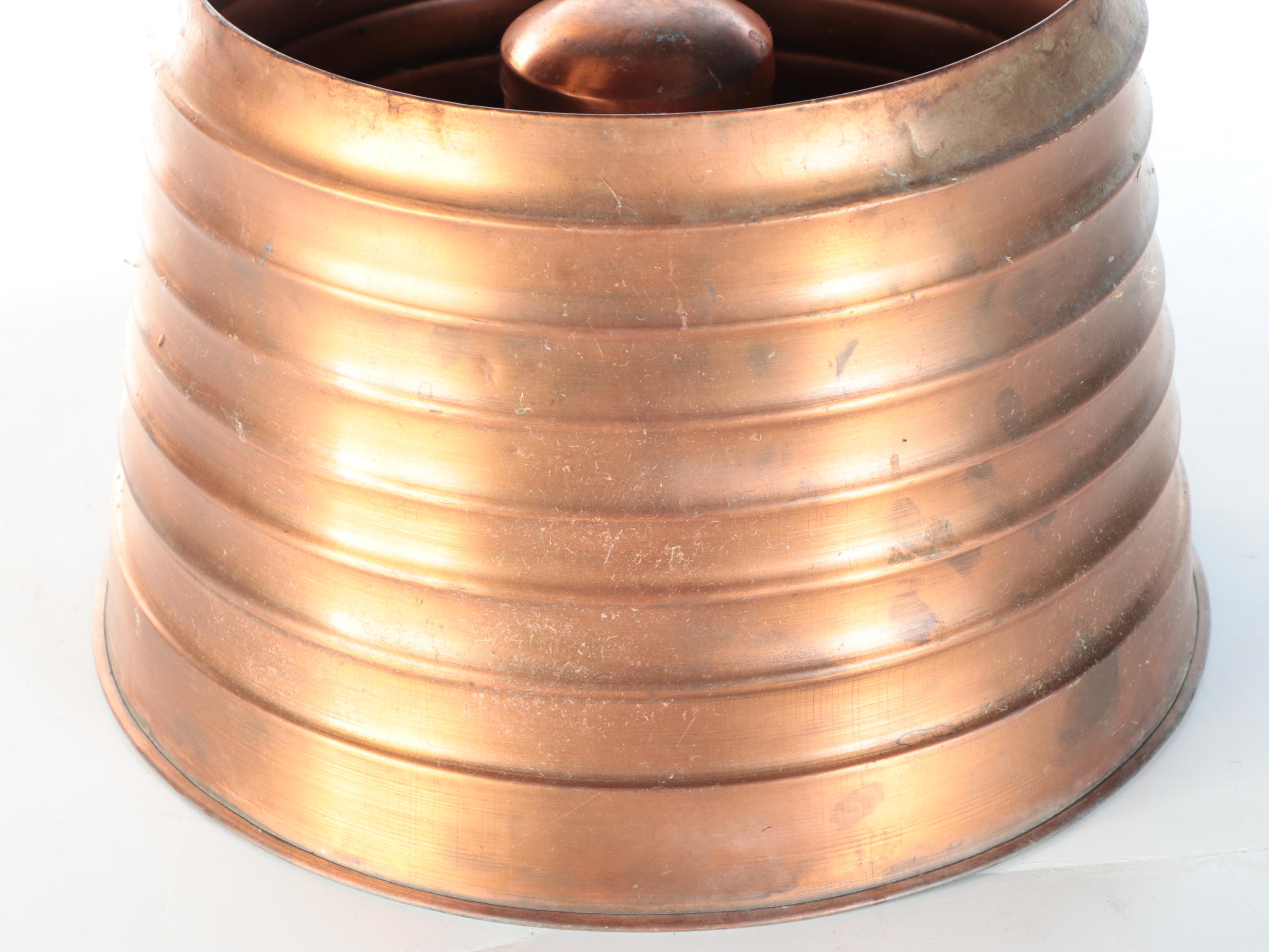 Copper Beehive Garden Hose Container | EBTH