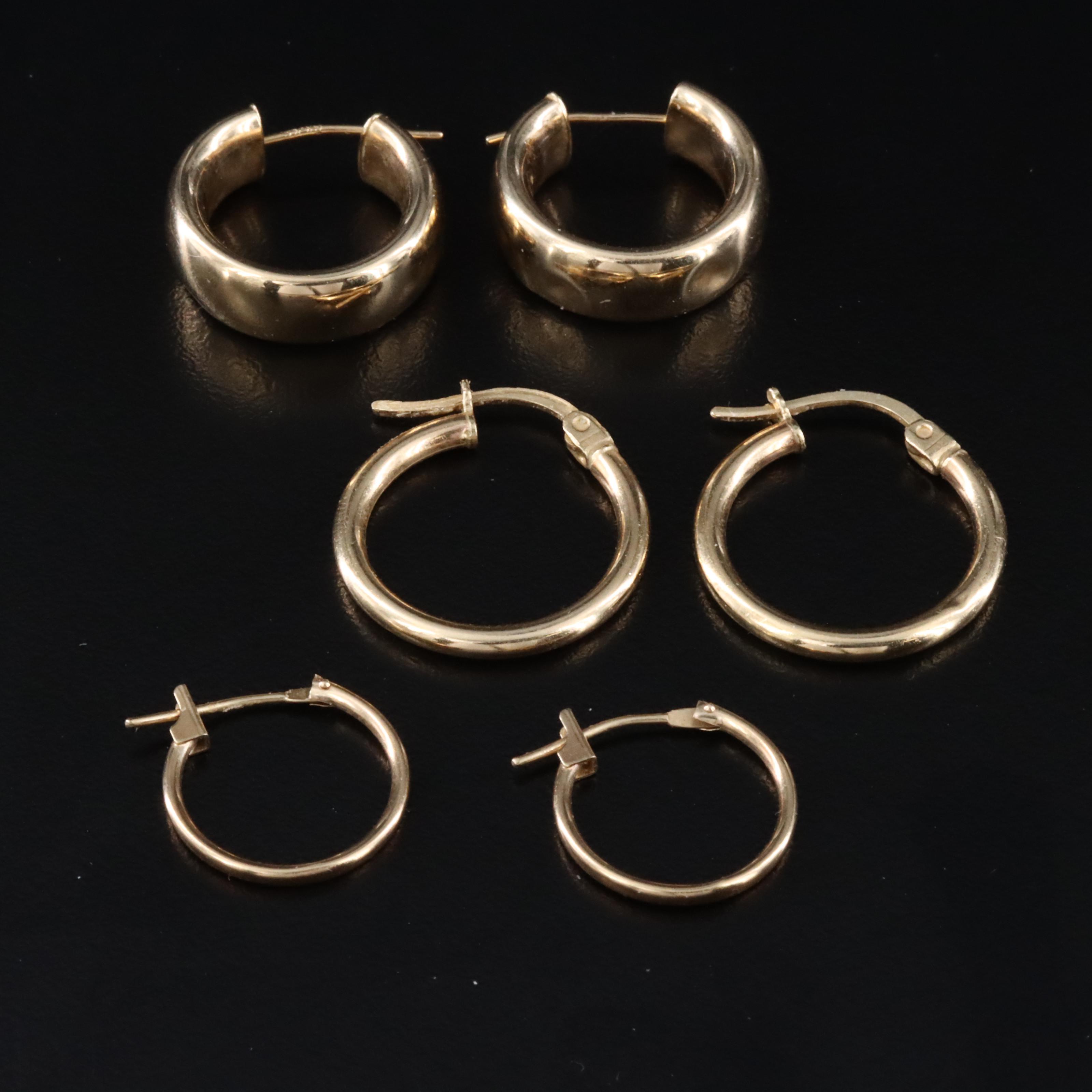 14K Hoops | EBTH