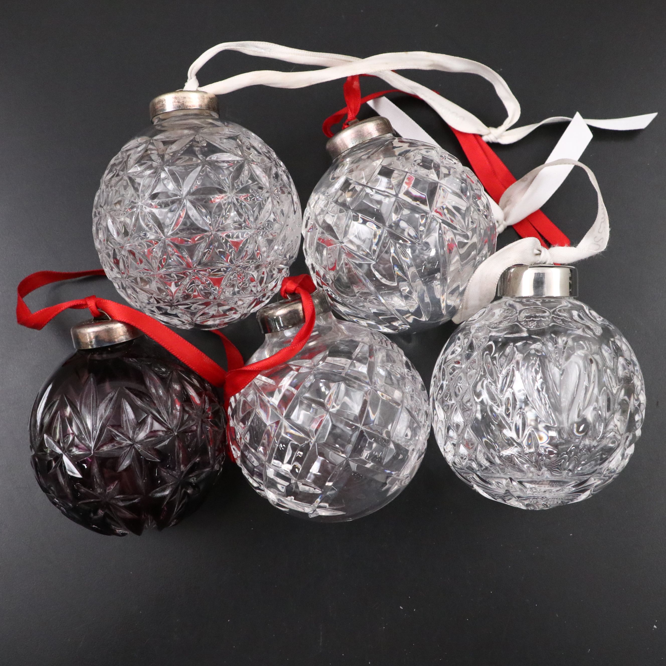 Waterford Crystal Annual Ball Ornaments, Late 20th/Early 21st Century ...
