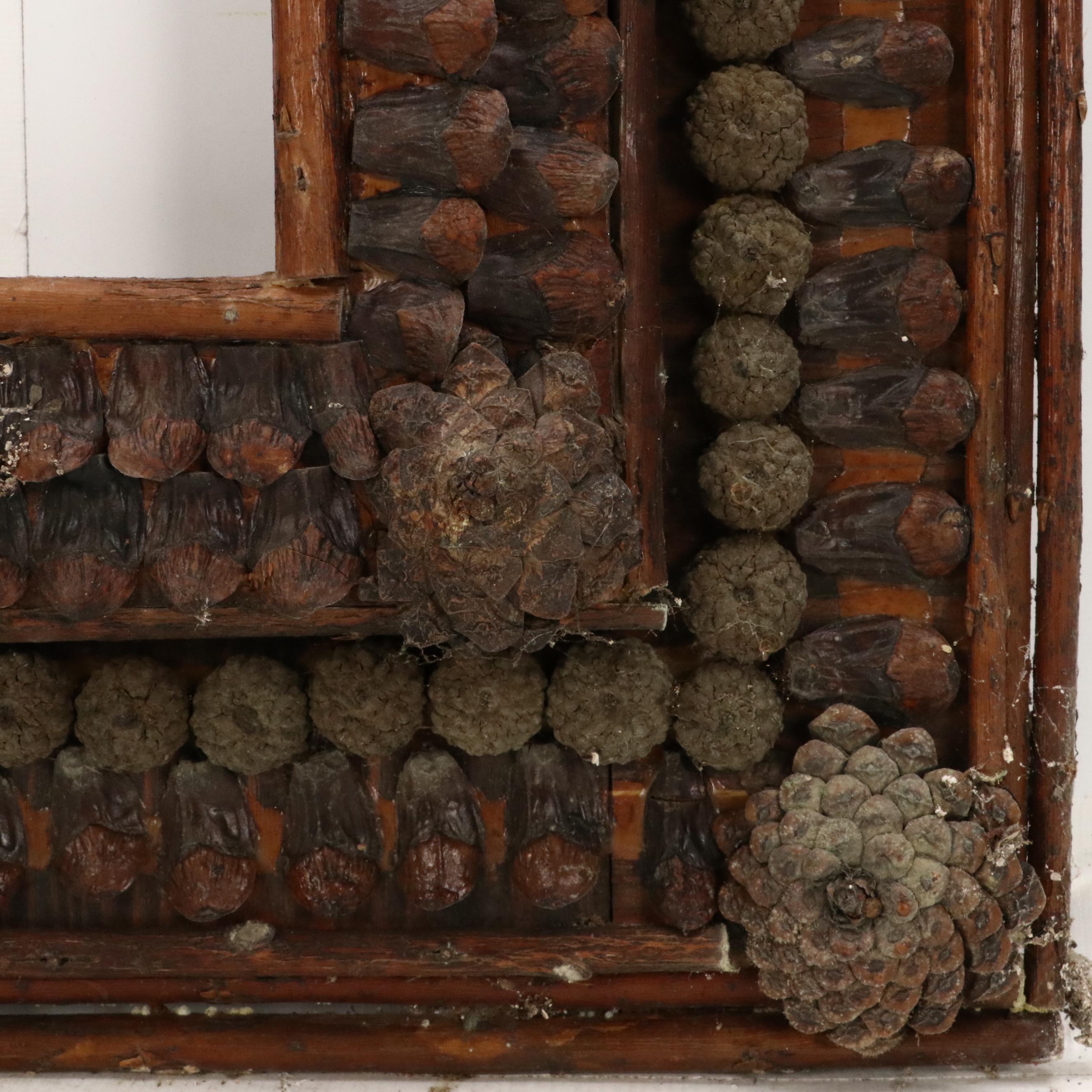 Robert Beaven Handmade Wooden Folk Art Frame, 20th Century | EBTH