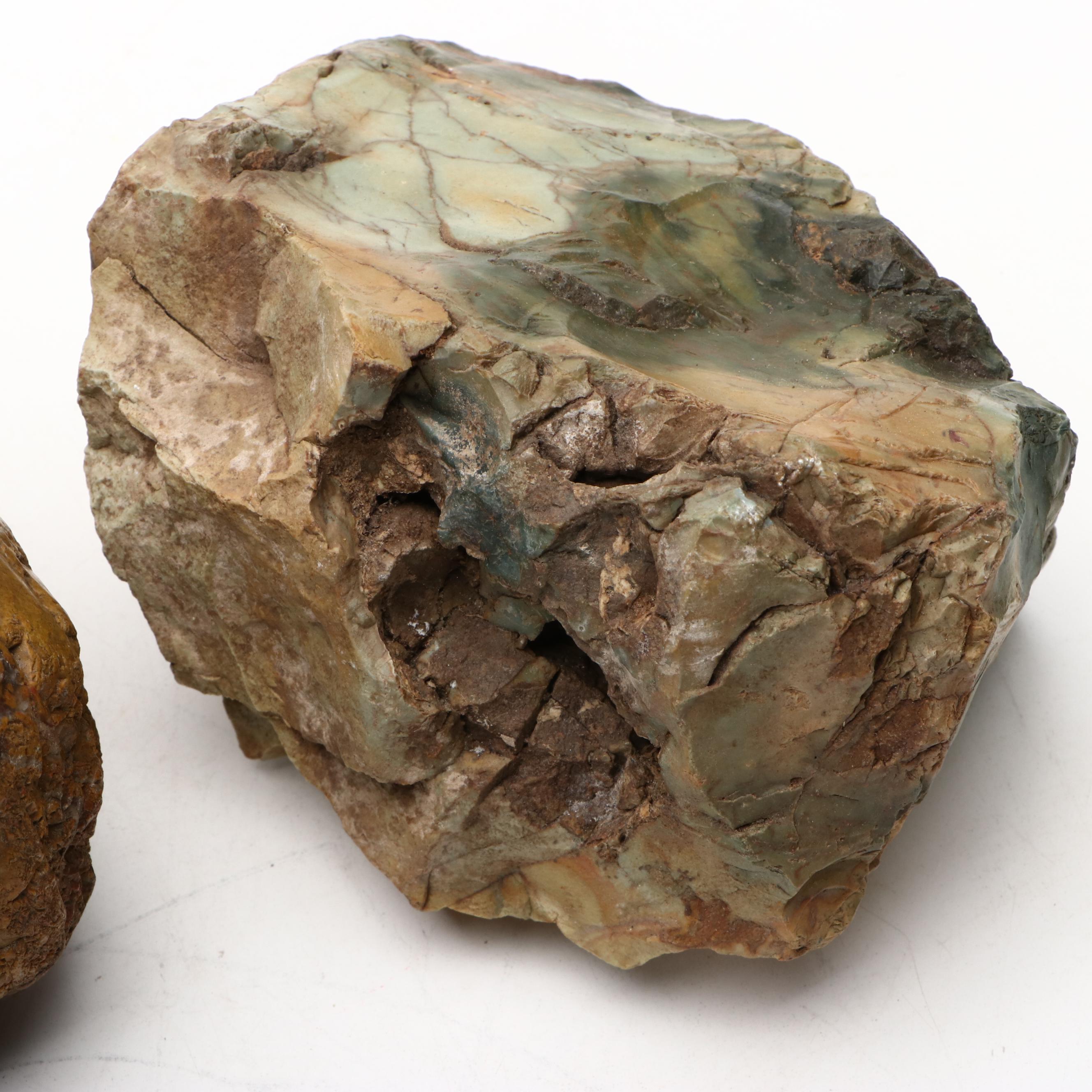 Rough Madagascar Ocean Jasper Lapidary Botryoidal Formation and More | EBTH