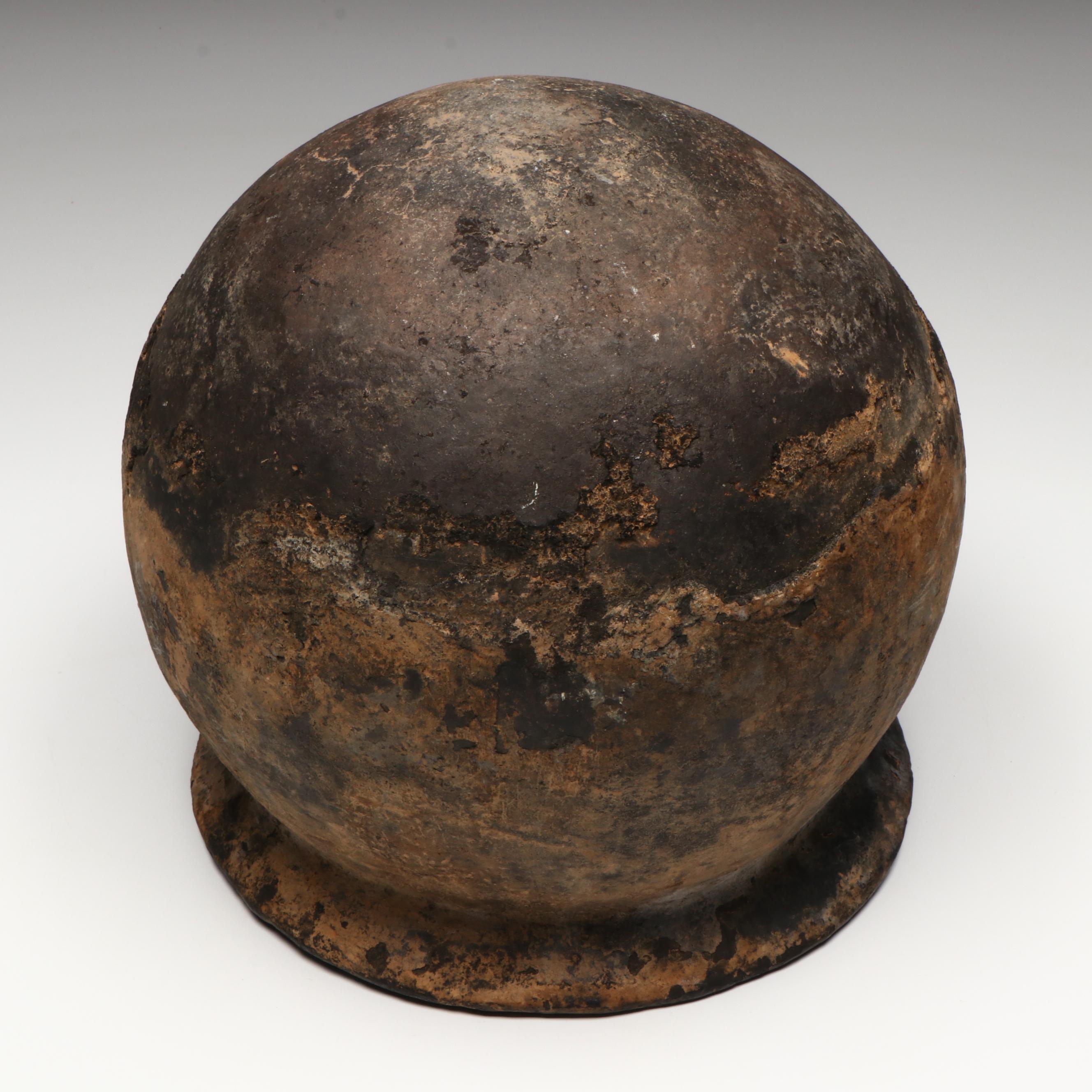 Charred Earthenware Cooking Pot | EBTH