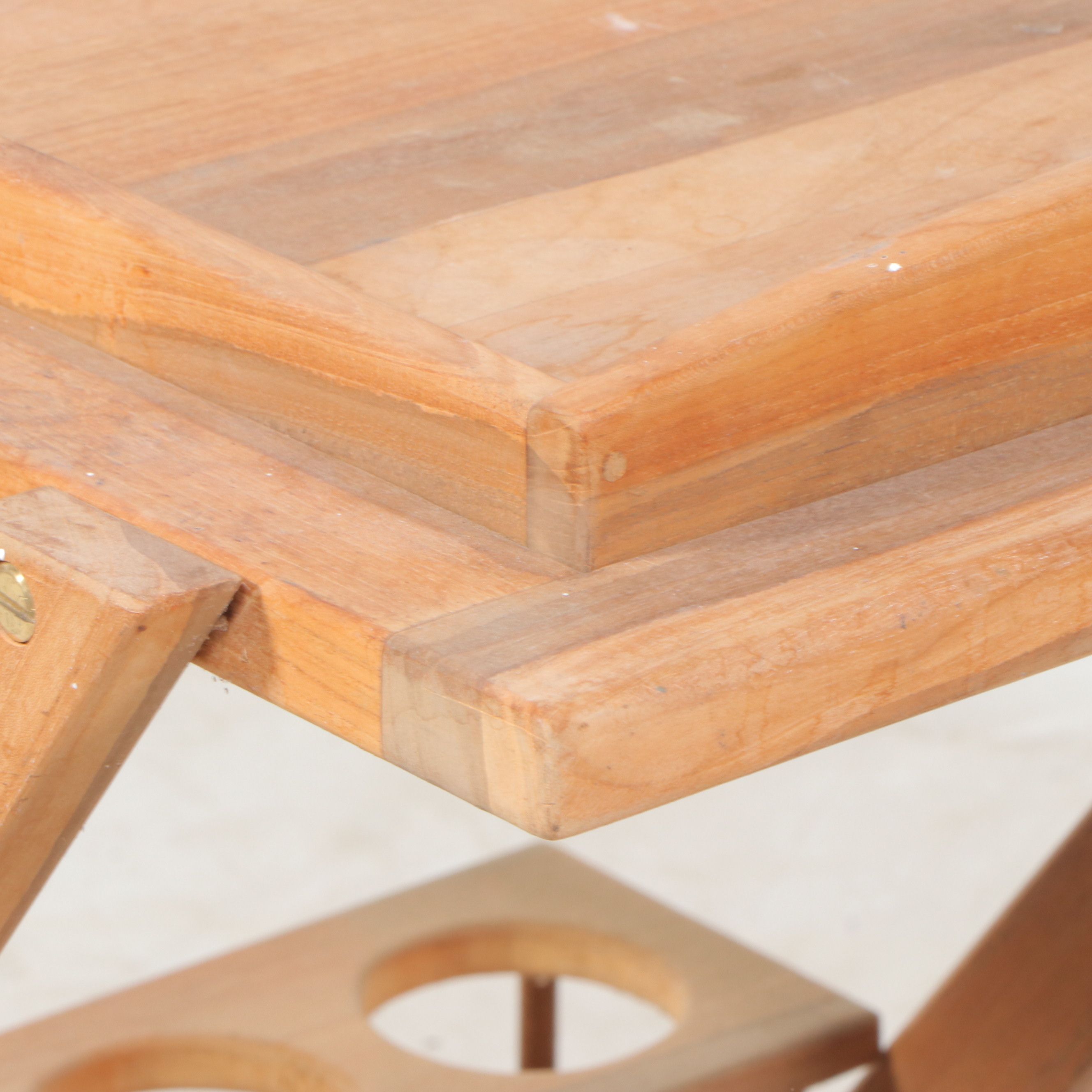 Arbora Teak Tray-Top Serving Cart | EBTH