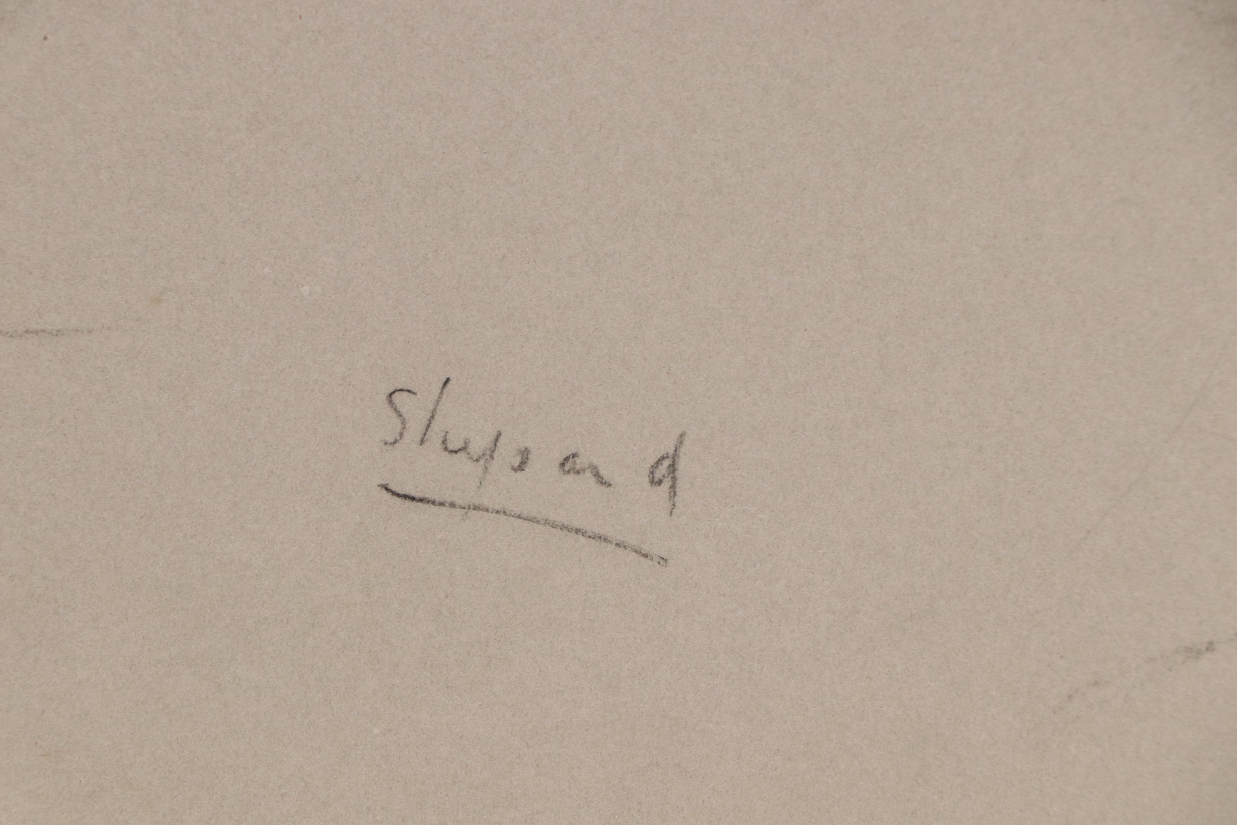 Harvey Shepard Charcoal Drawings of Male Nudes and Portrait, 20th ...