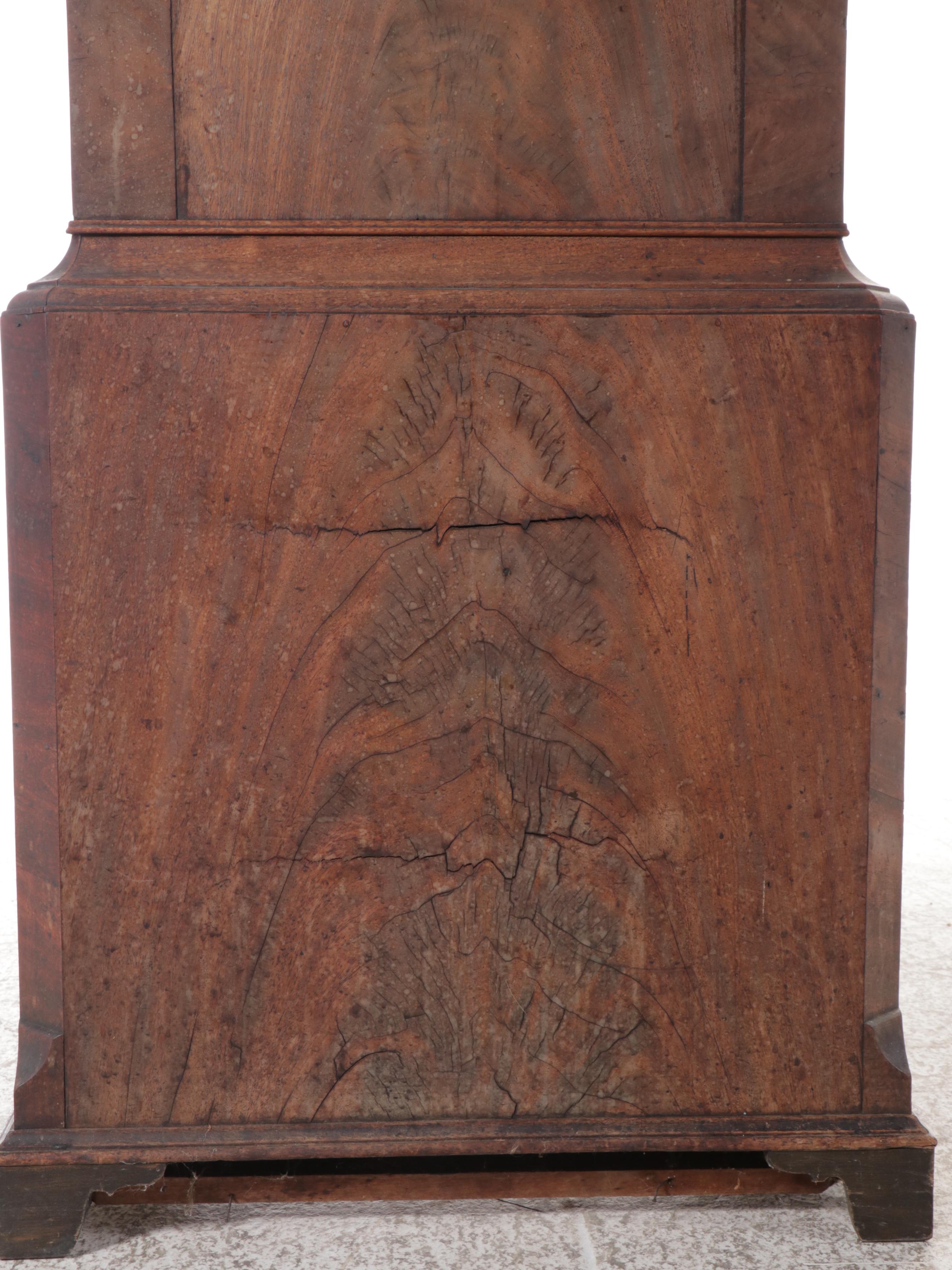 English George III G. Pritchard Mahogany Longcase Clock, Early 19th ...