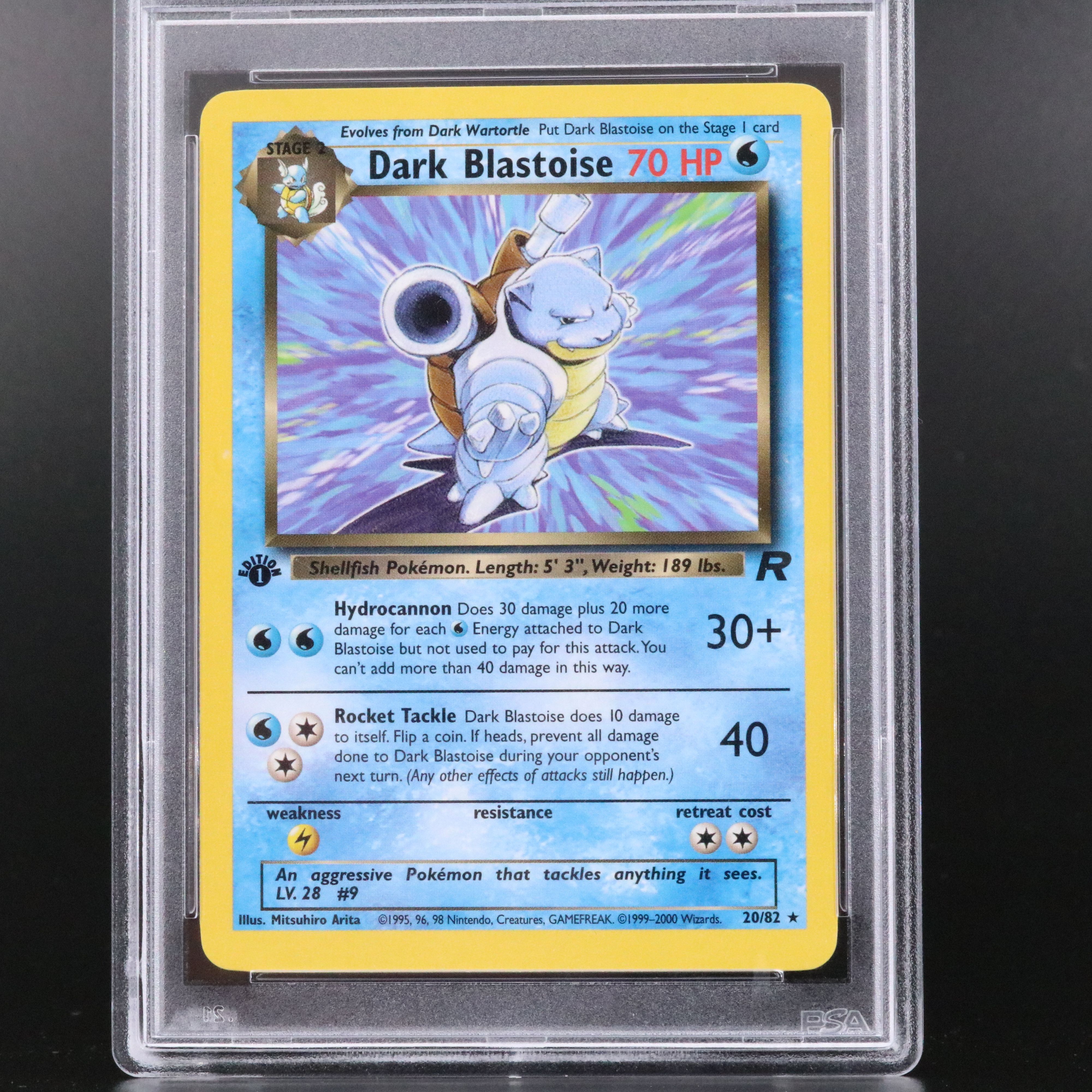 Team Rocket Dark Blastoise 1st Edition Pokémon Card Graded PSA 9 | EBTH