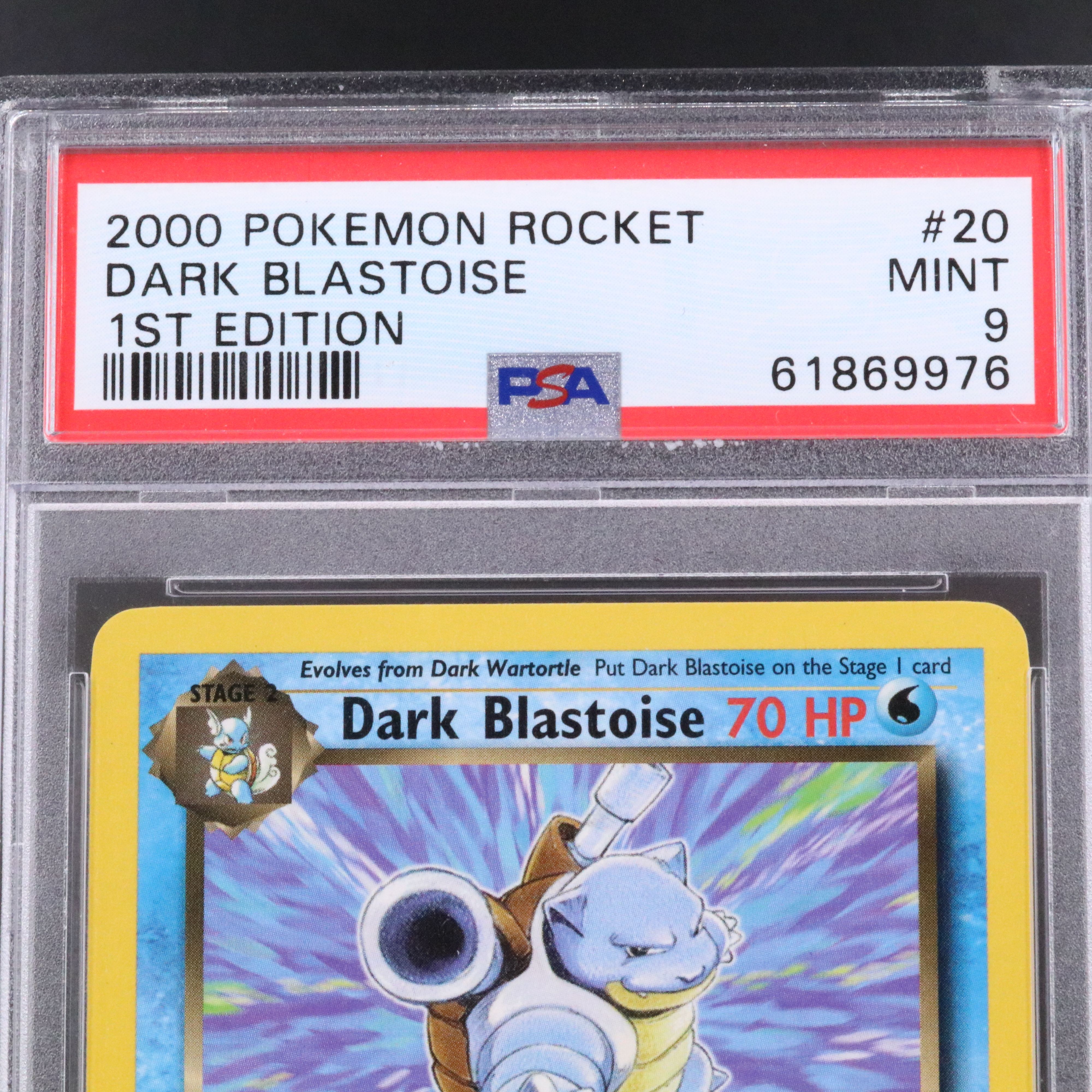 Team Rocket Dark Blastoise 1st Edition Pokémon Card Graded PSA 9 | EBTH