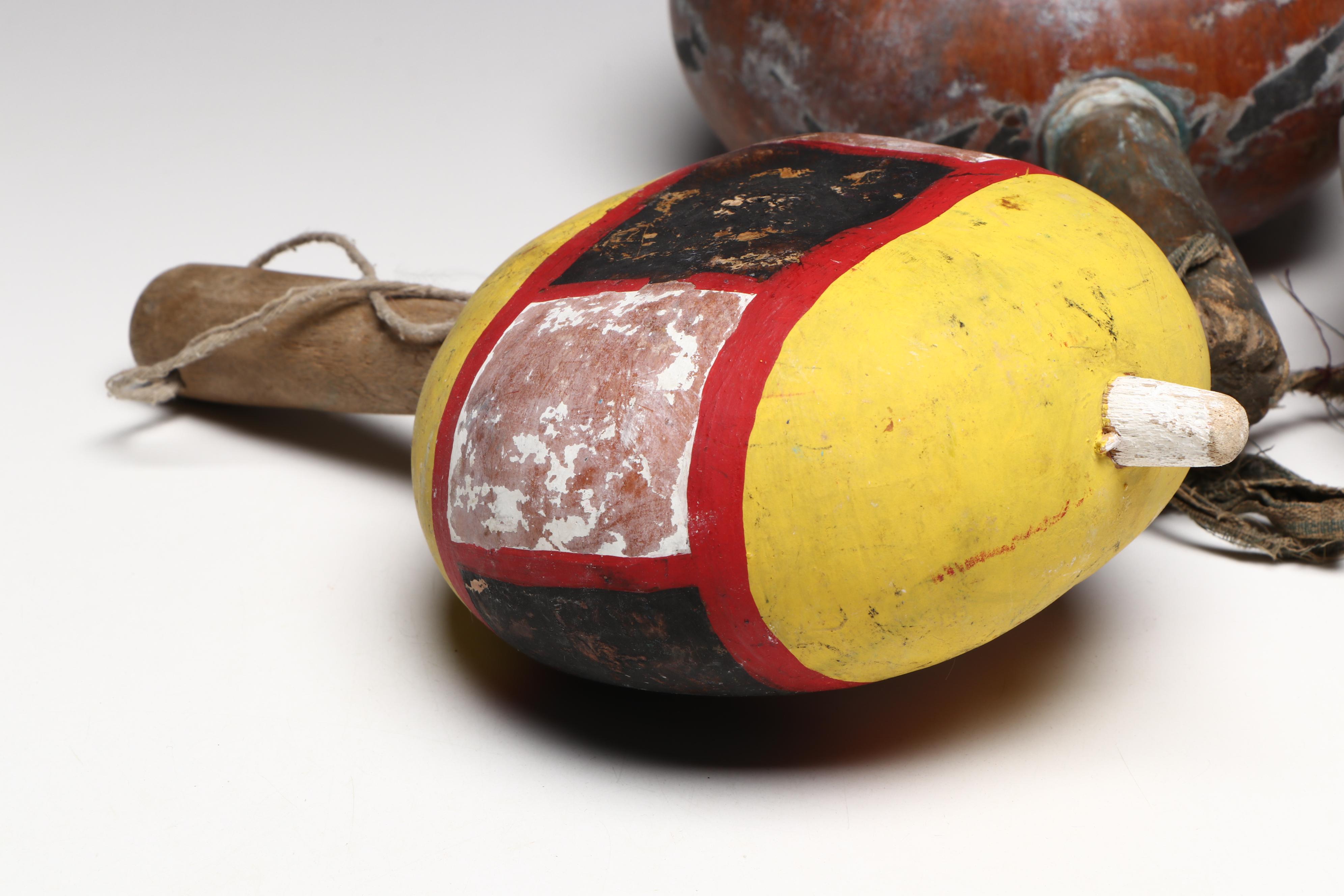 Three Indigenous Southwest Hopi/Pueblo Gourd Rattles | EBTH