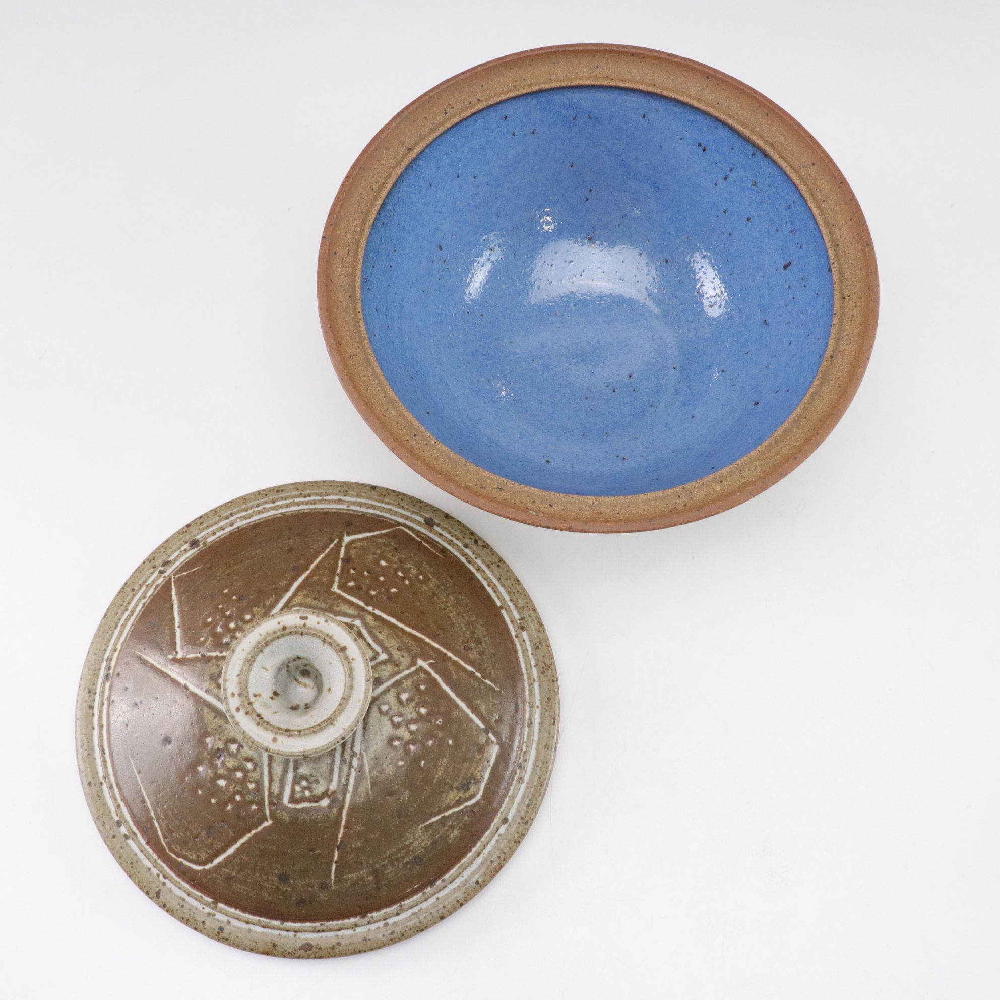 Westmeter and Benjamin Wheel-Thrown Pottery Lidded Bowls | EBTH