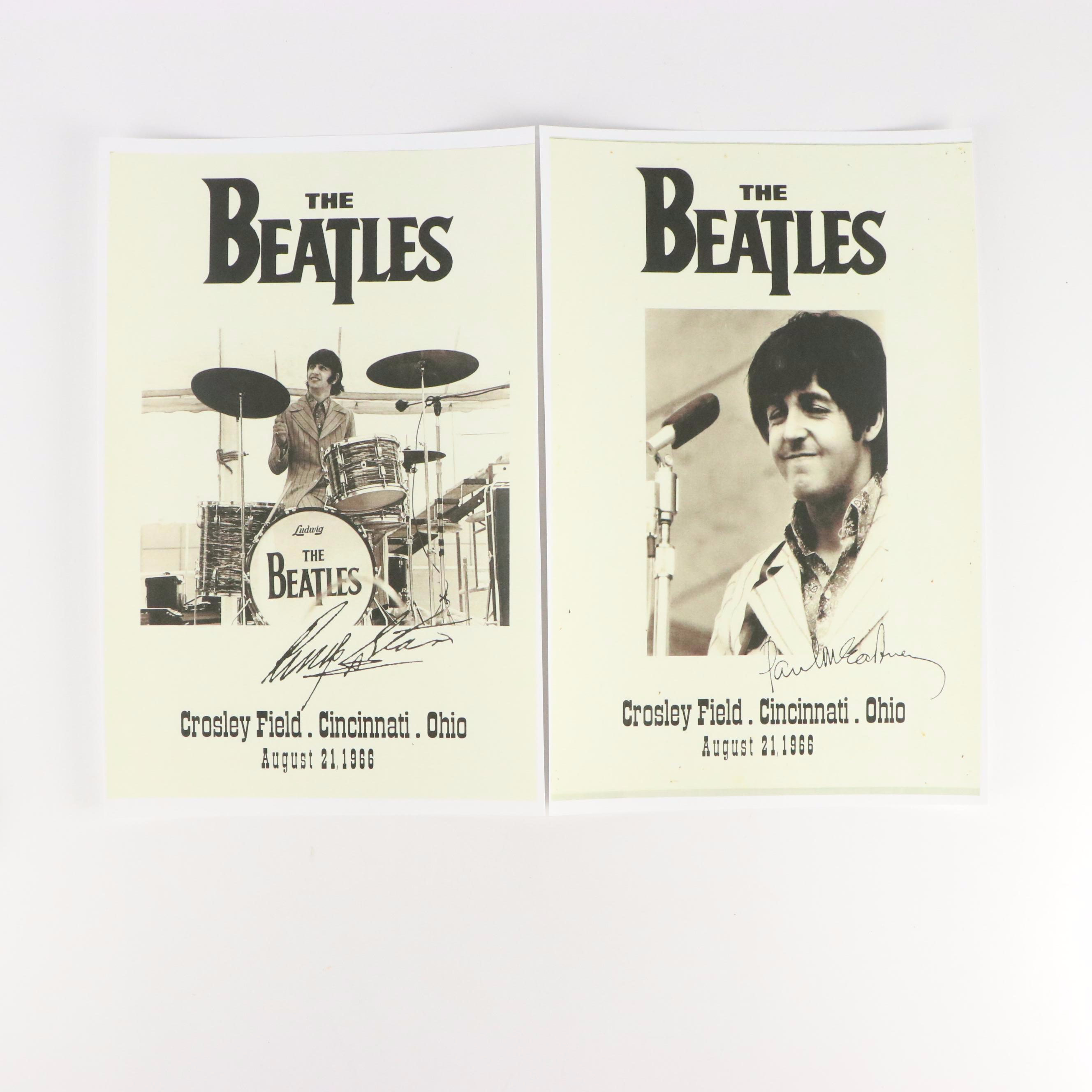 The Beatles Crosley Field Cincinnati Concert Reproduction Posters | EBTH