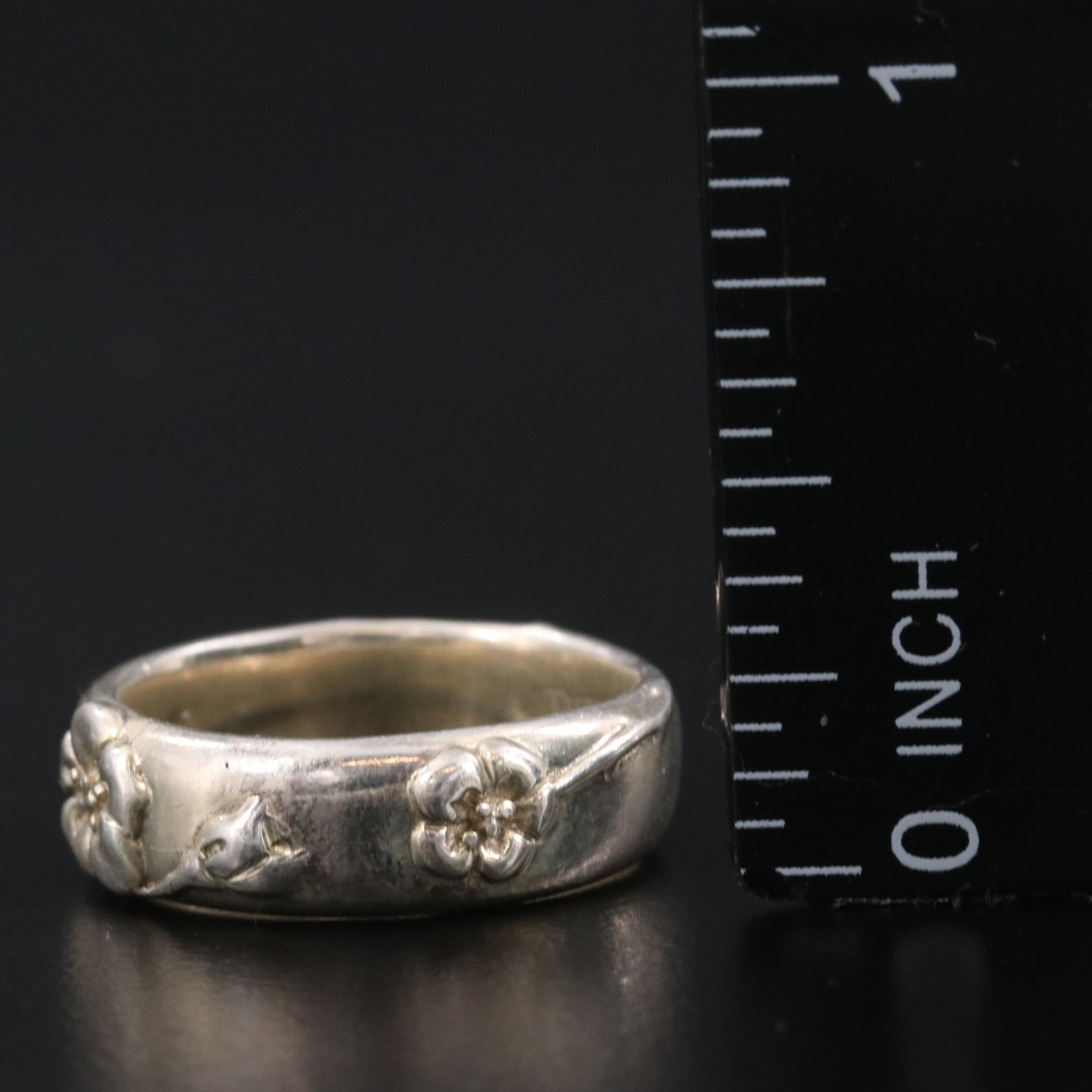 Tiffany & Co. Nature Sterling Rose Flower Ring | EBTH