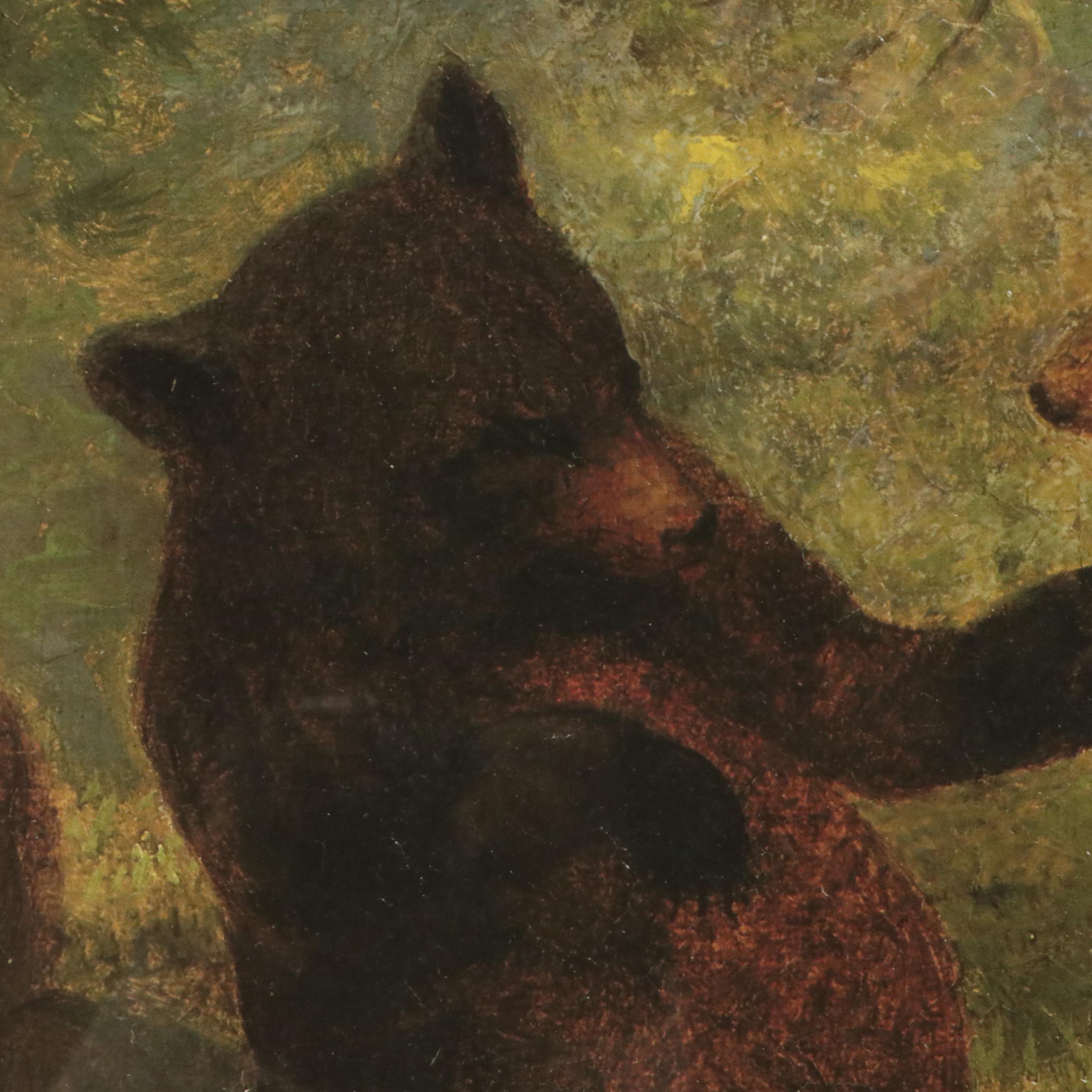 After William Holbrook Beard Offset Lithograph "Dancing Bears" | EBTH