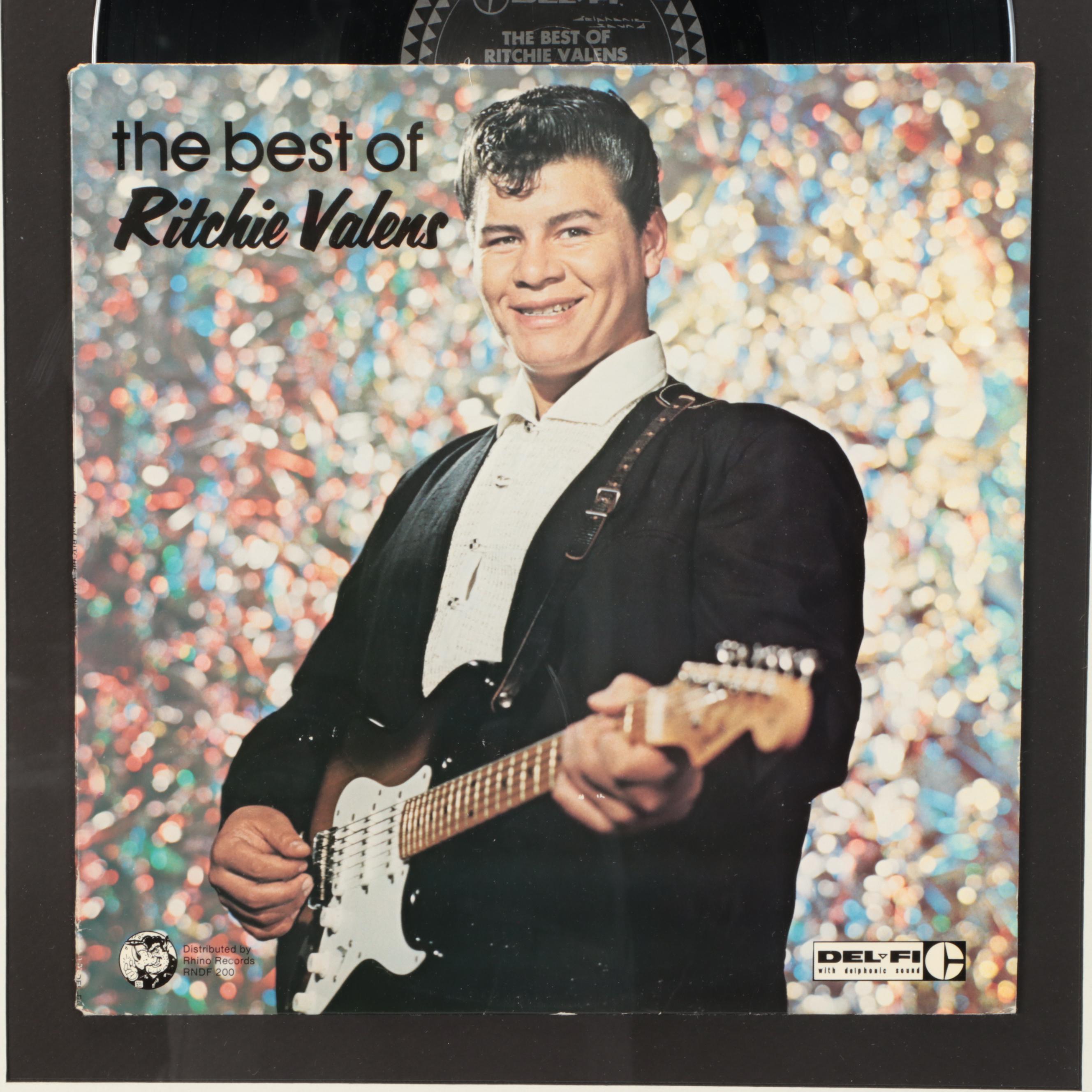 Ritchie Valens Signature Cut and "The Best of Ritchie Valens" Record | EBTH
