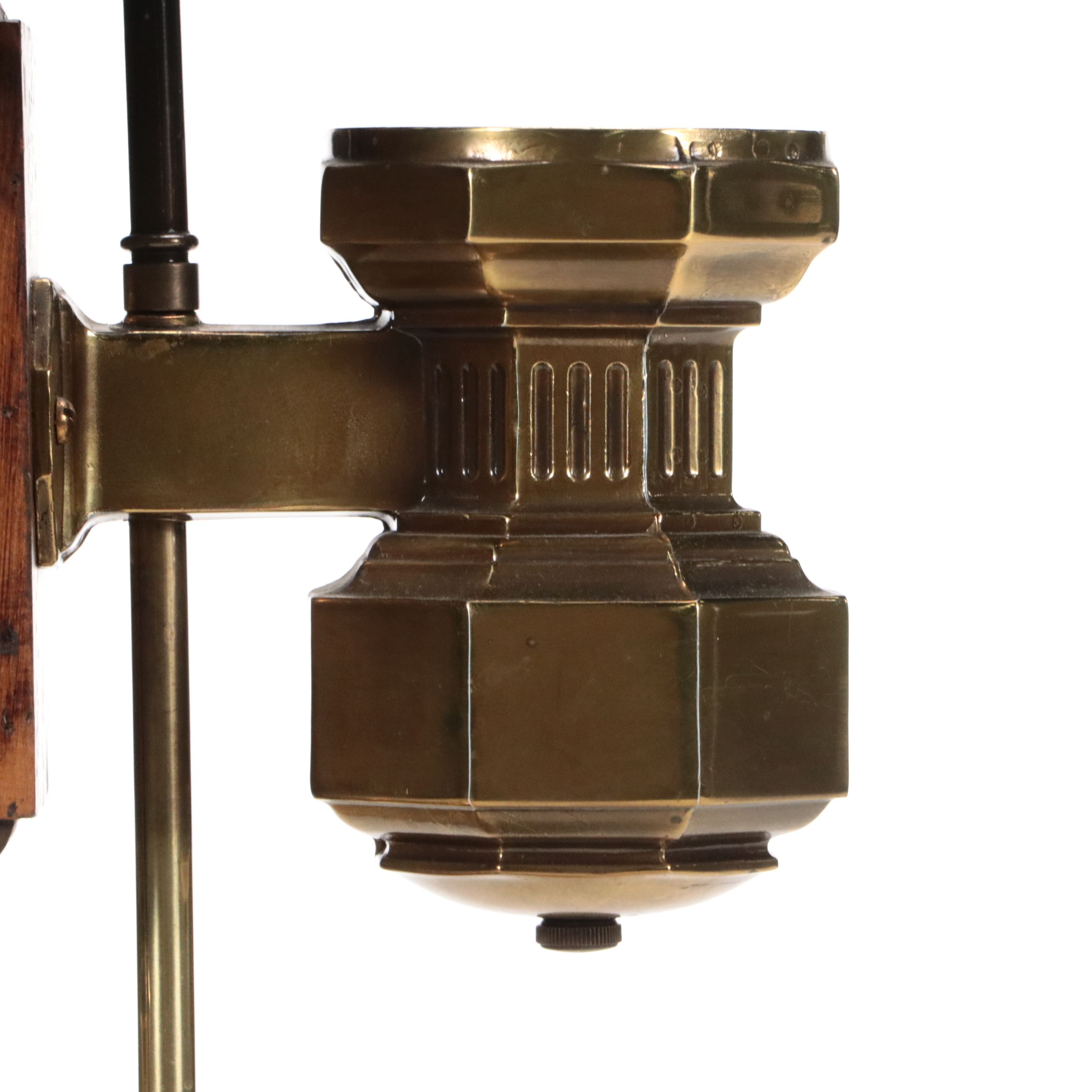 Bouillotte Style Dual Arm Table Lamp with Black Metal Shade | EBTH