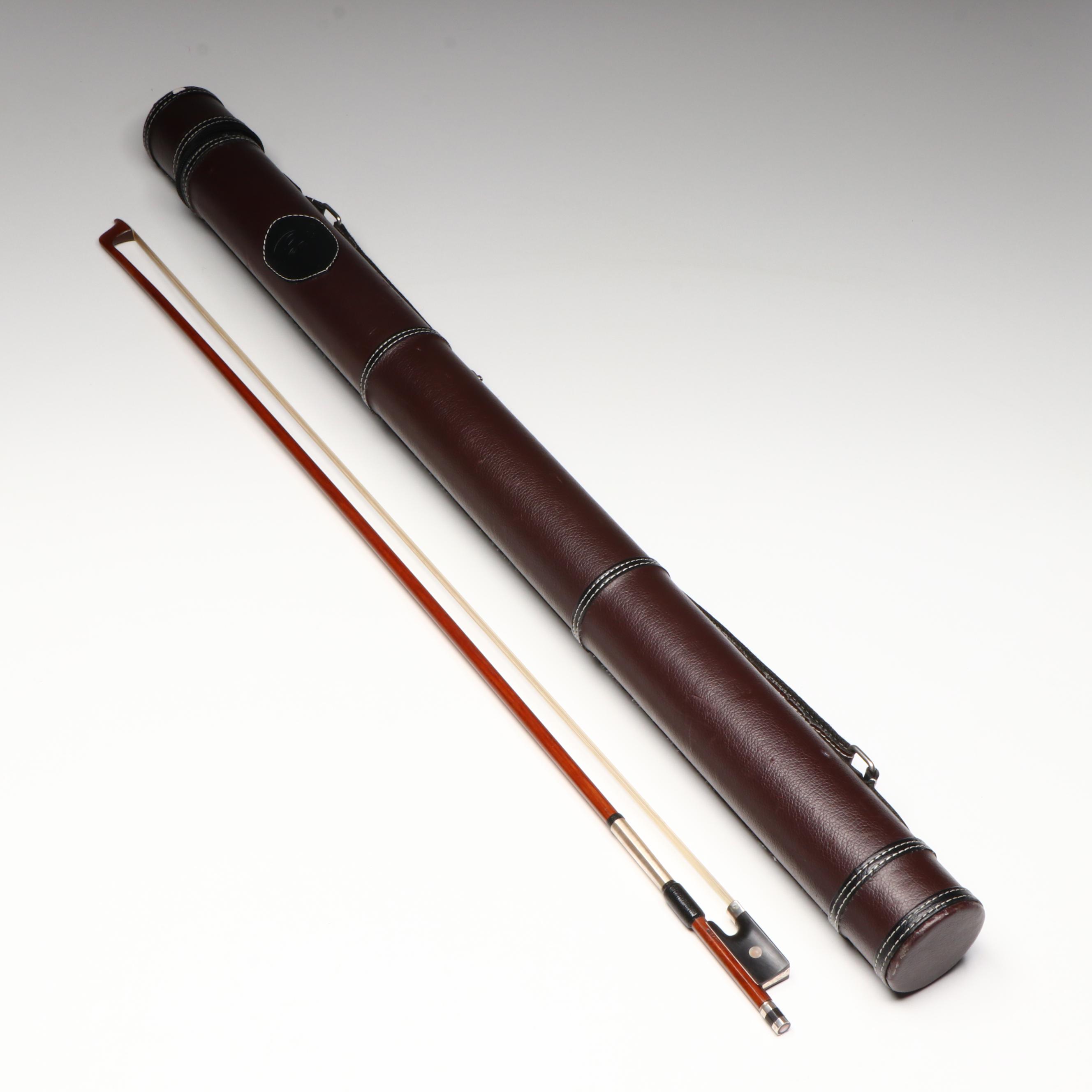 Marcel Charles Lapierre French MOP and Silver Mounted Violin Bow | EBTH