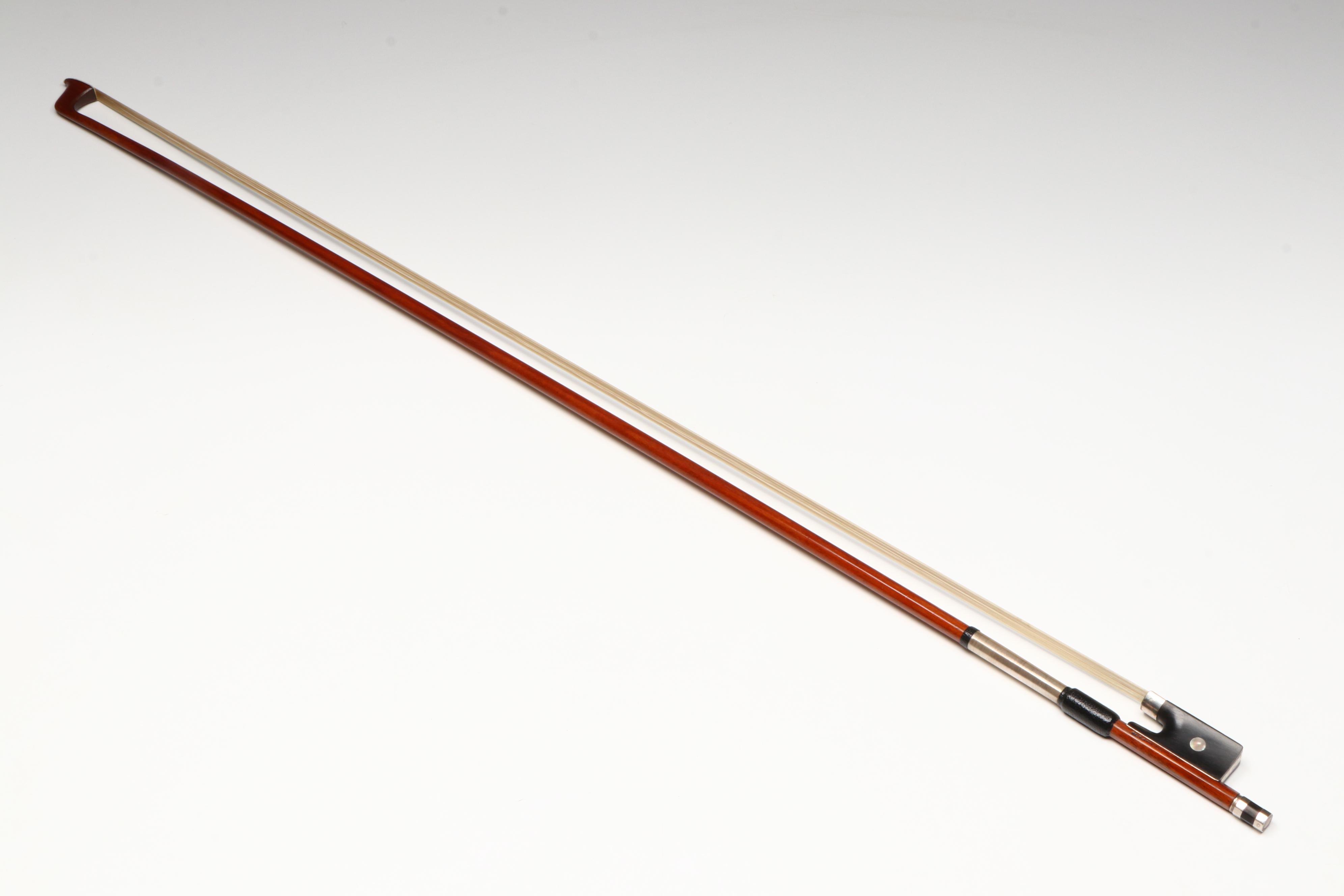 Marcel Charles Lapierre French MOP and Silver Mounted Violin Bow | EBTH