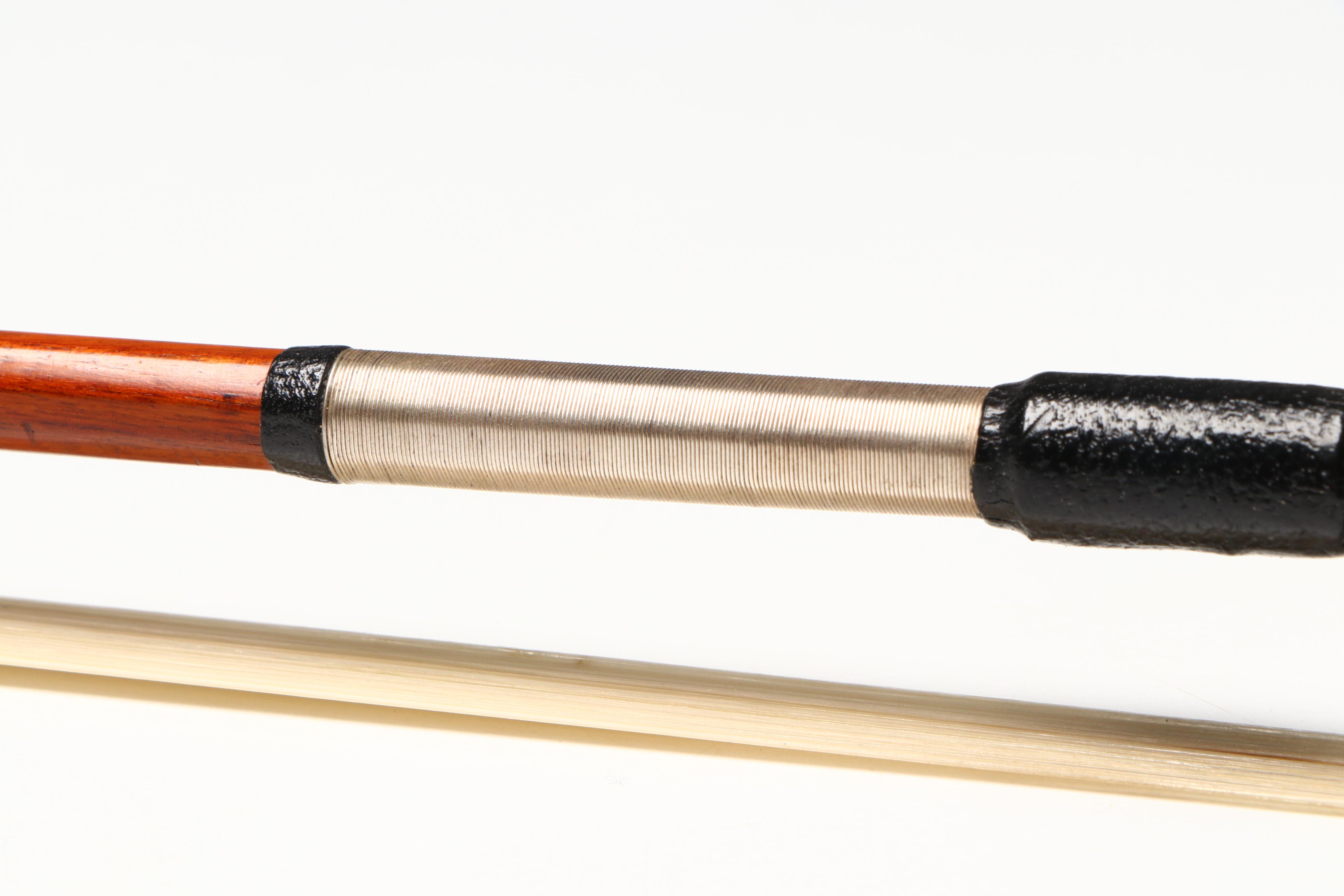 Marcel Charles Lapierre French MOP and Silver Mounted Violin Bow | EBTH