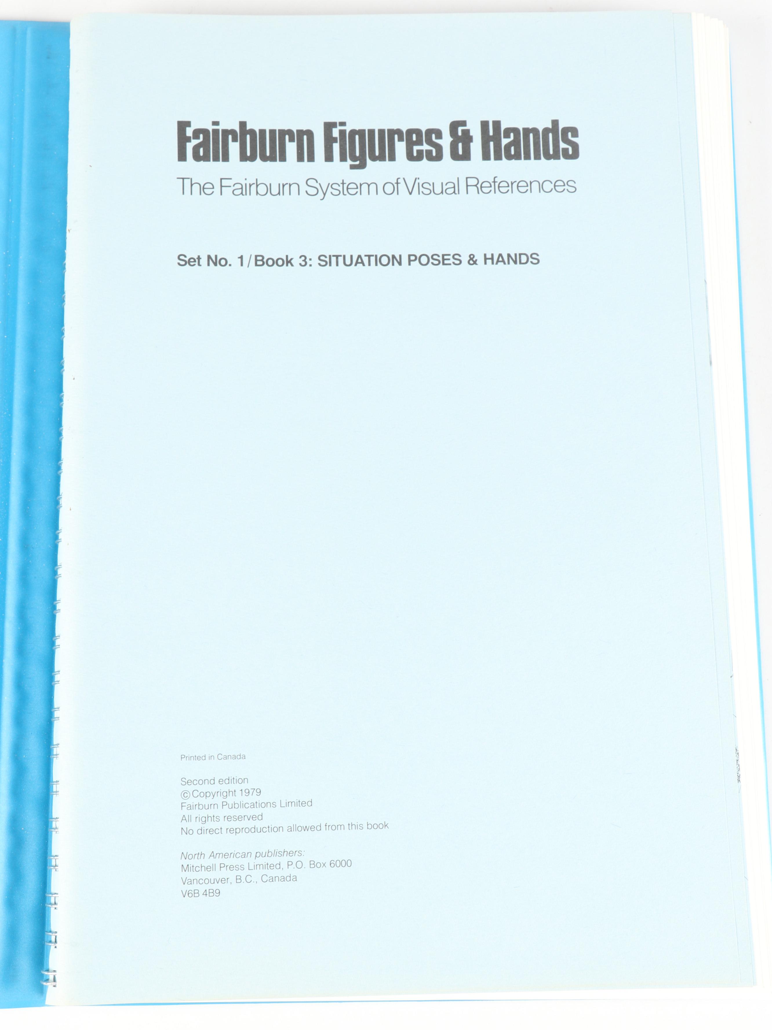 Fairburn "Figures & Hands" Visual Reference Books for Artists | EBTH